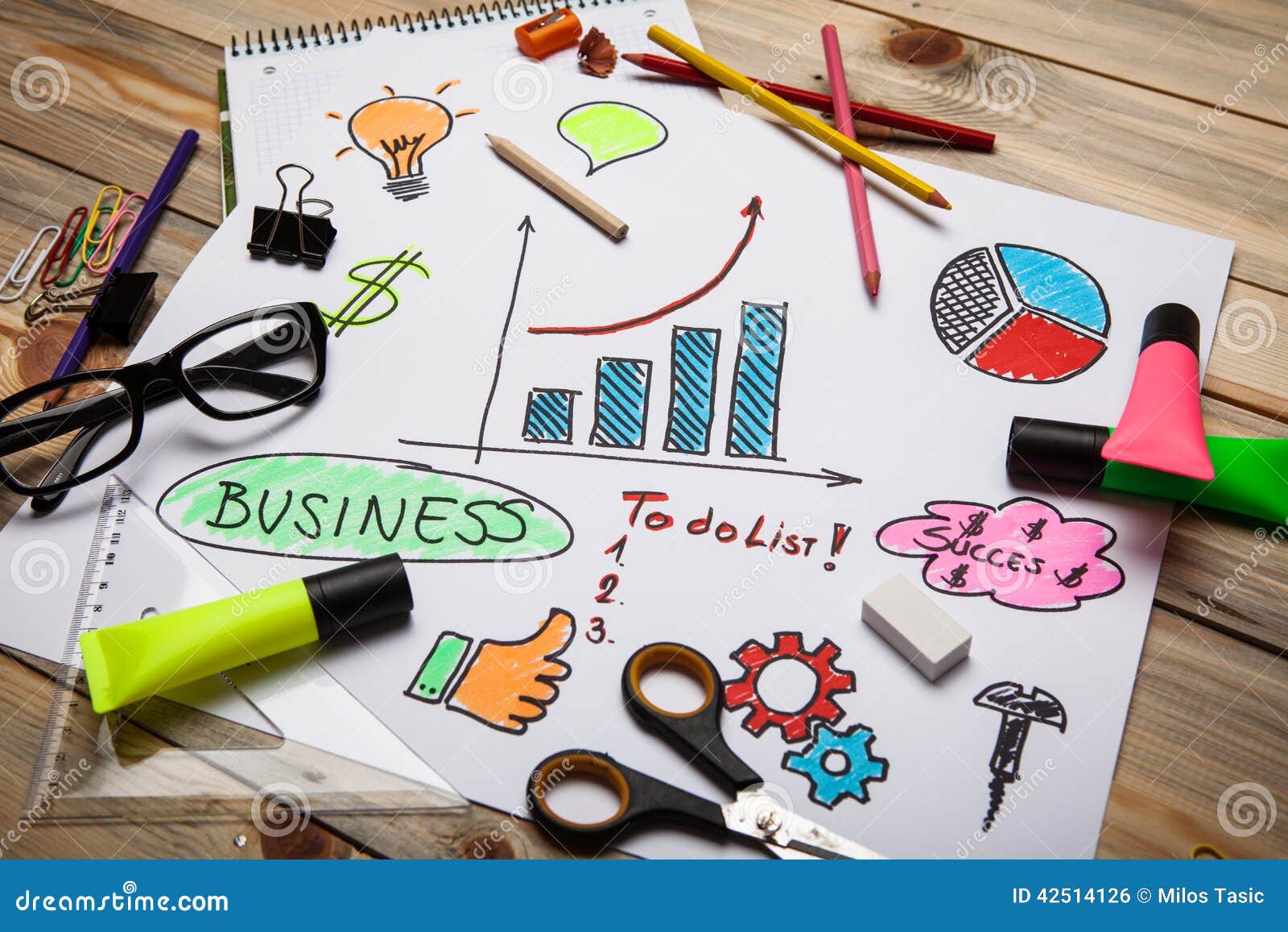 Business projects stock photo. Image of inspiration, personal - 42514126