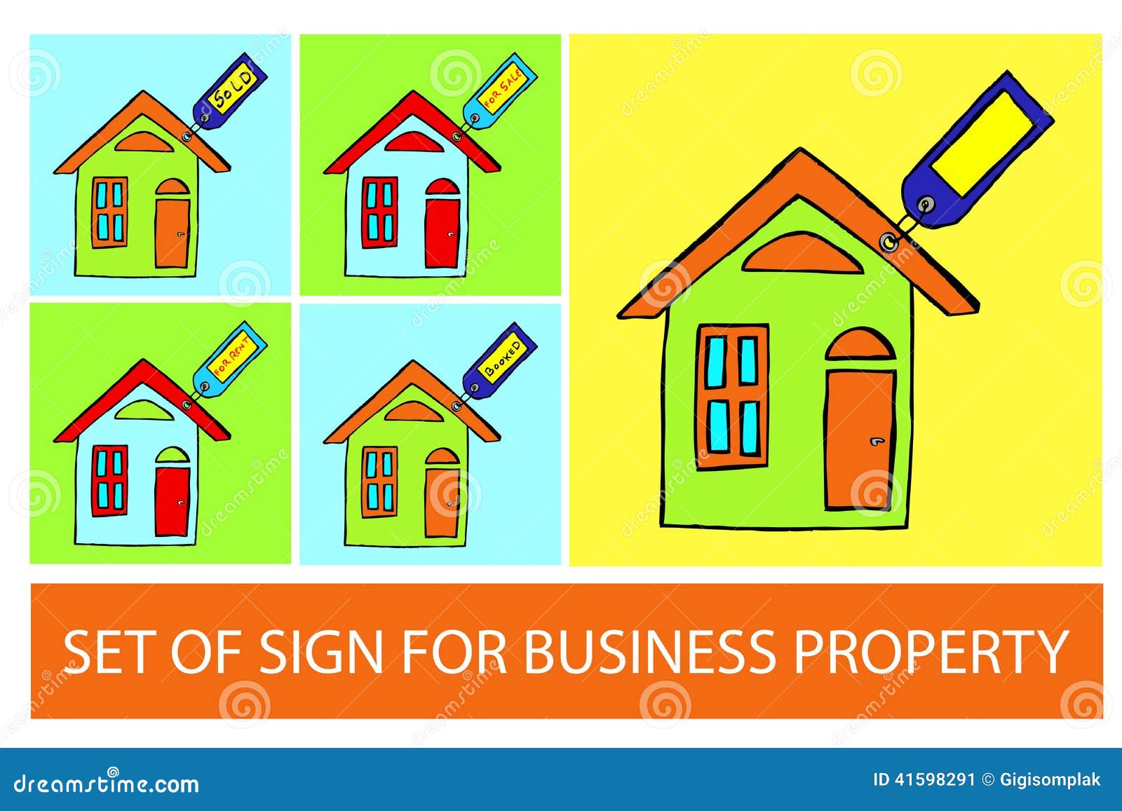 Business property symbols stock vector. Illustration of arrow - 41598291