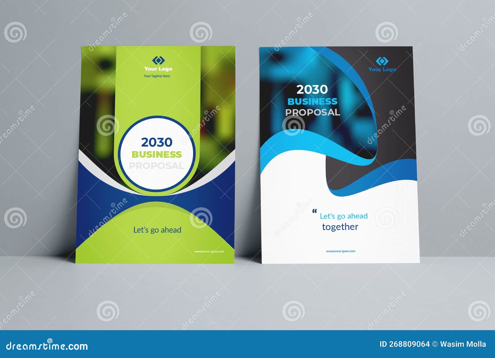 Business Proposal Cover Design Template Adept for Multipurpose Projects ...