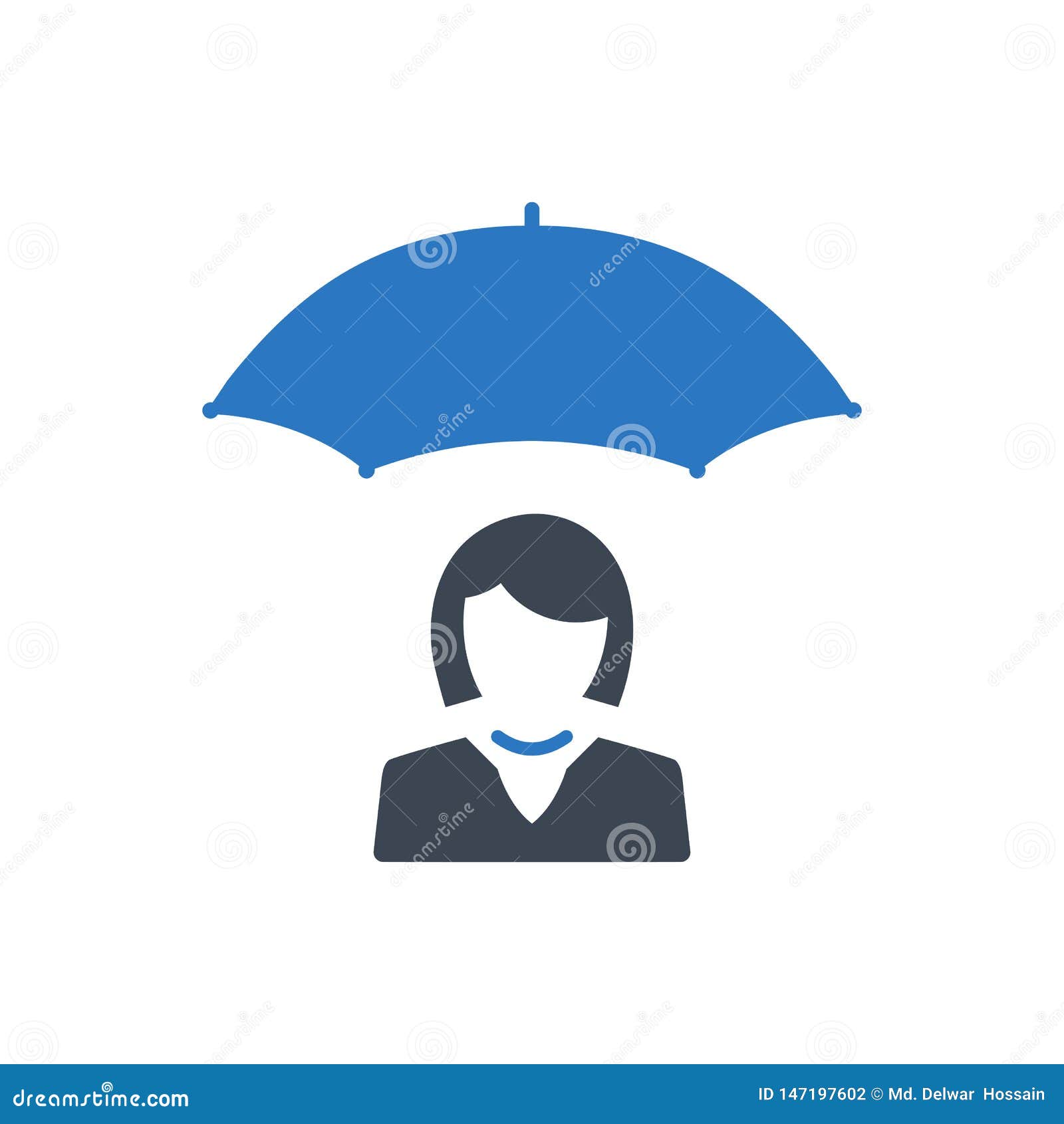 Business protection icon stock vector. Illustration of icon - 147197602