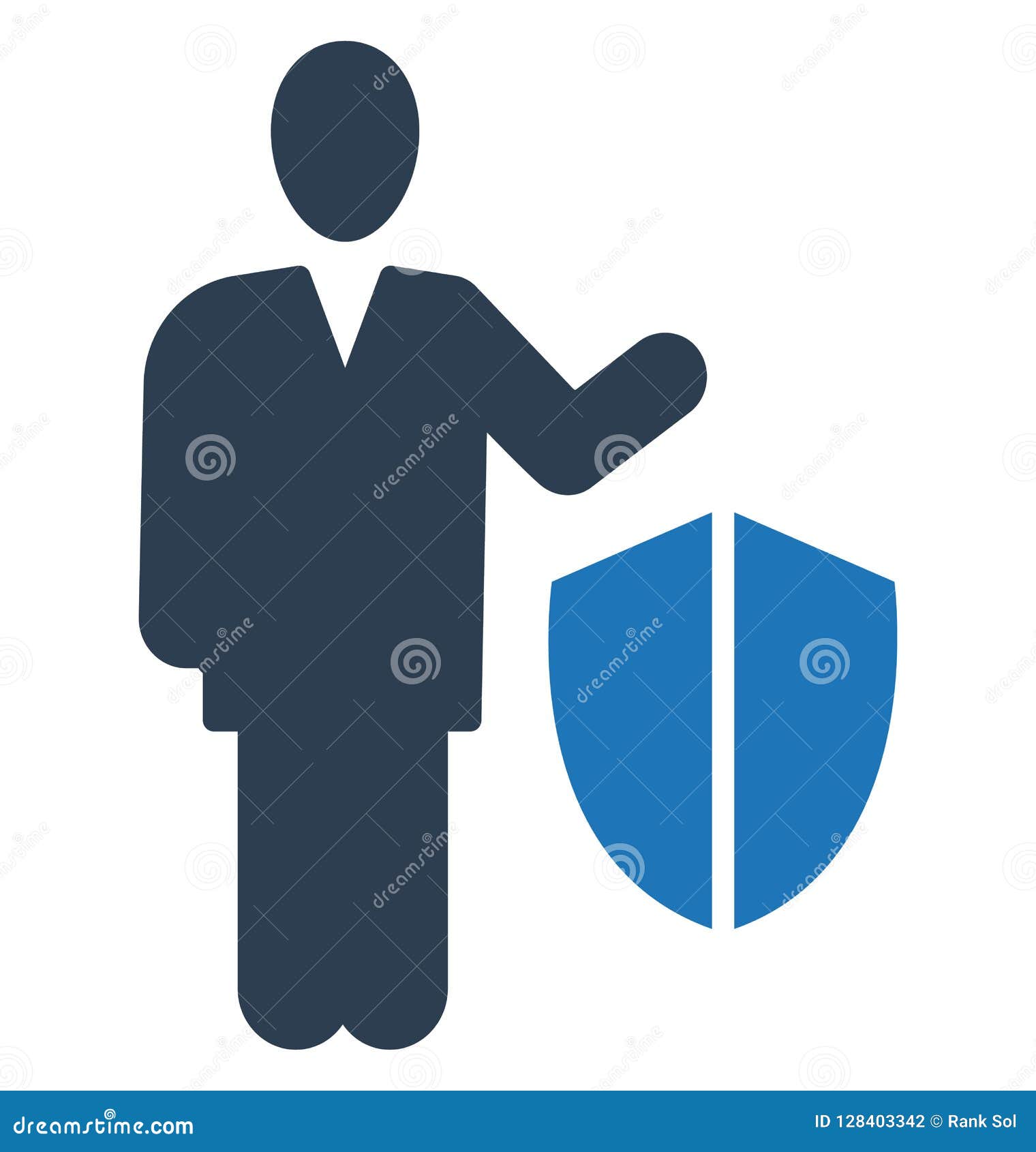 Business, Protection, Security Isolated Vector Icon Can Be Easily Edit ...