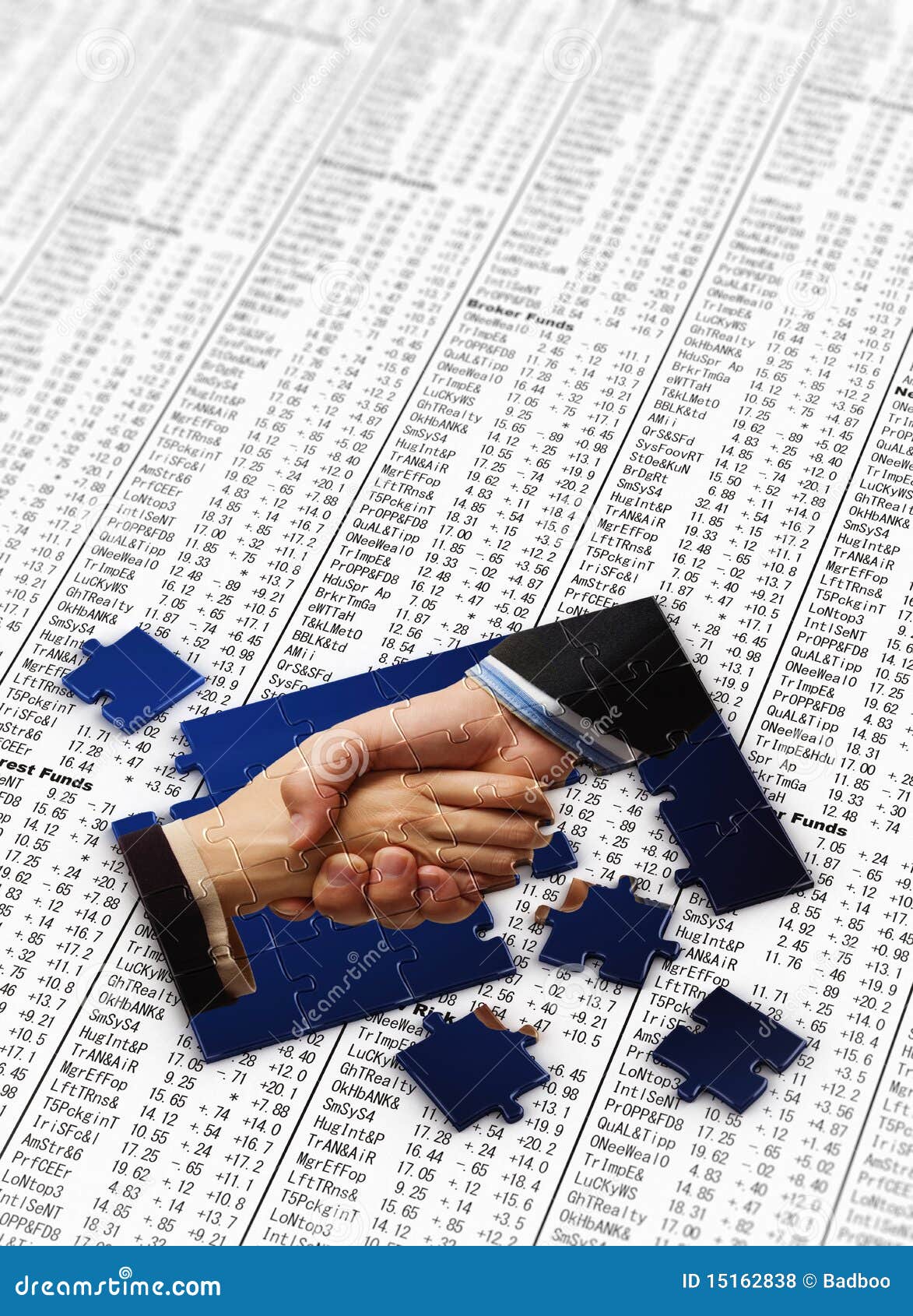 Business puzzle stock illustration. Illustration of creativity - 15162838