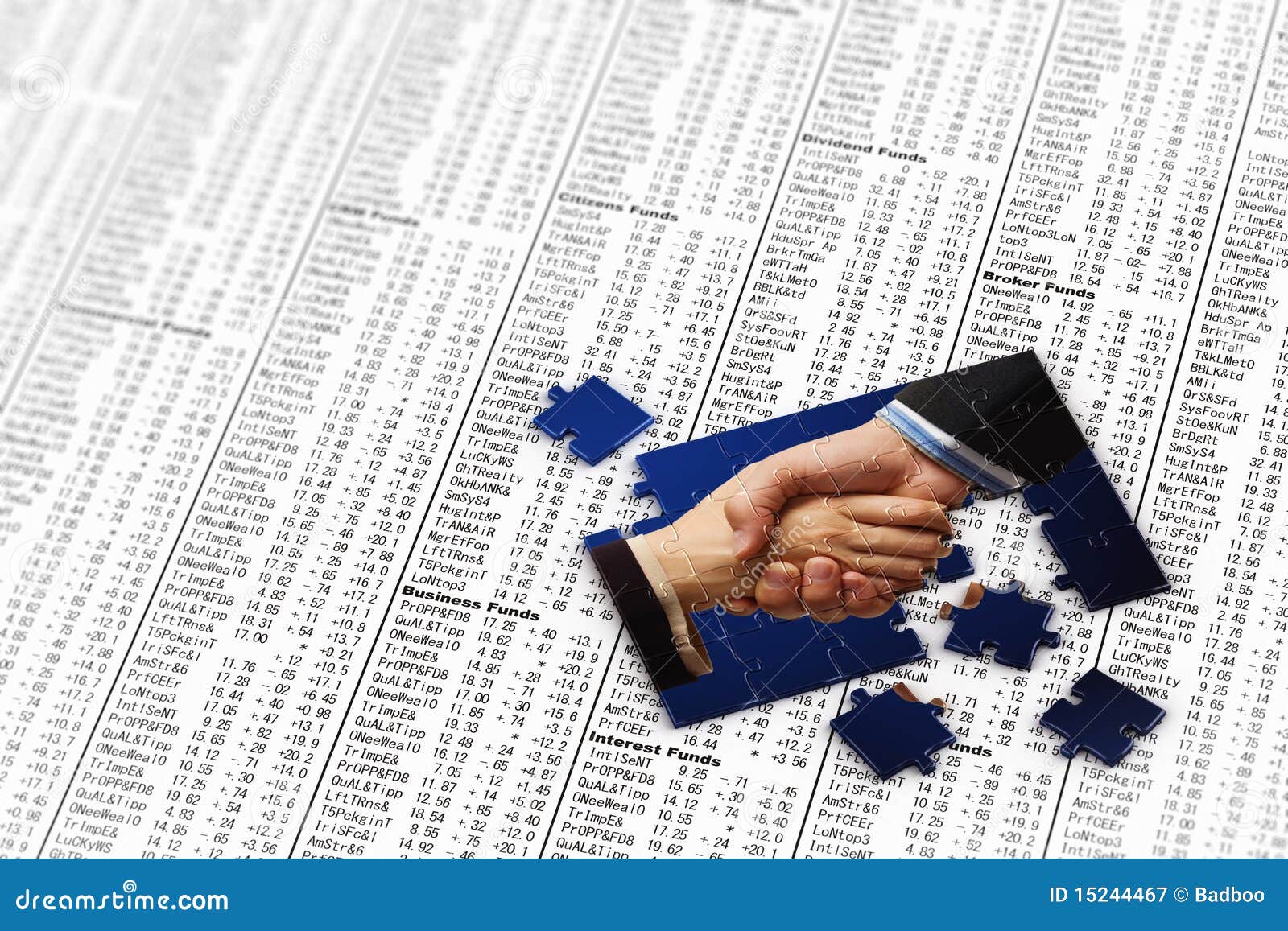 Business puzzle stock illustration. Illustration of gray - 15244467