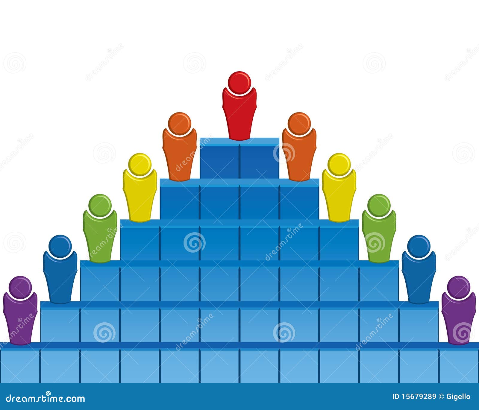 Team Pyramid Royalty-Free Stock Photo | CartoonDealer.com #4798203