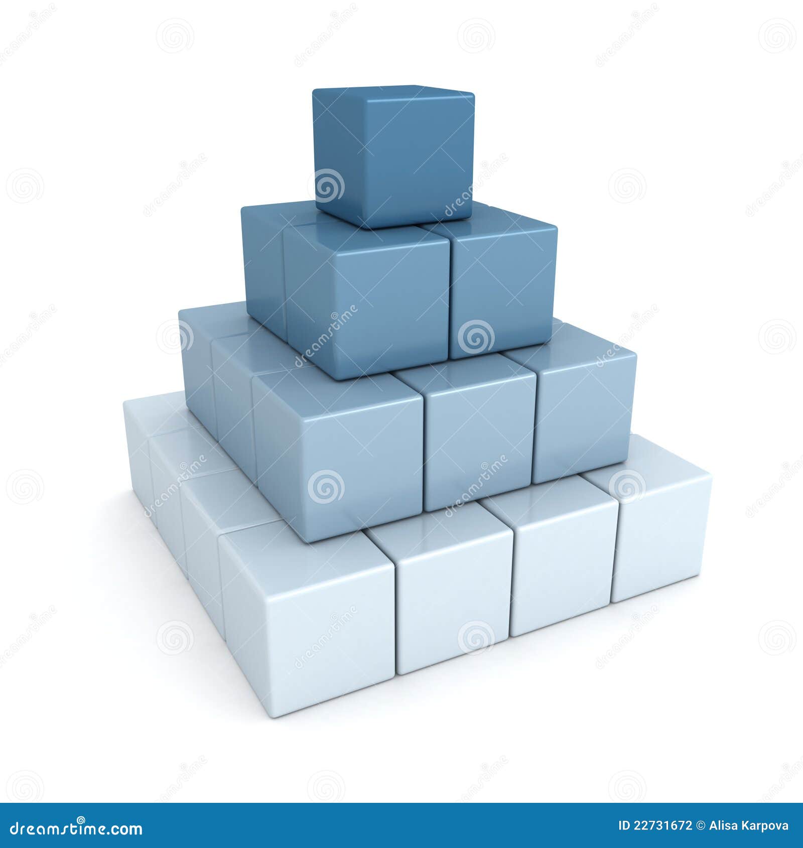 Business Pyramid Chart Infographics With 4 Steps. Pyramidal Stages ...