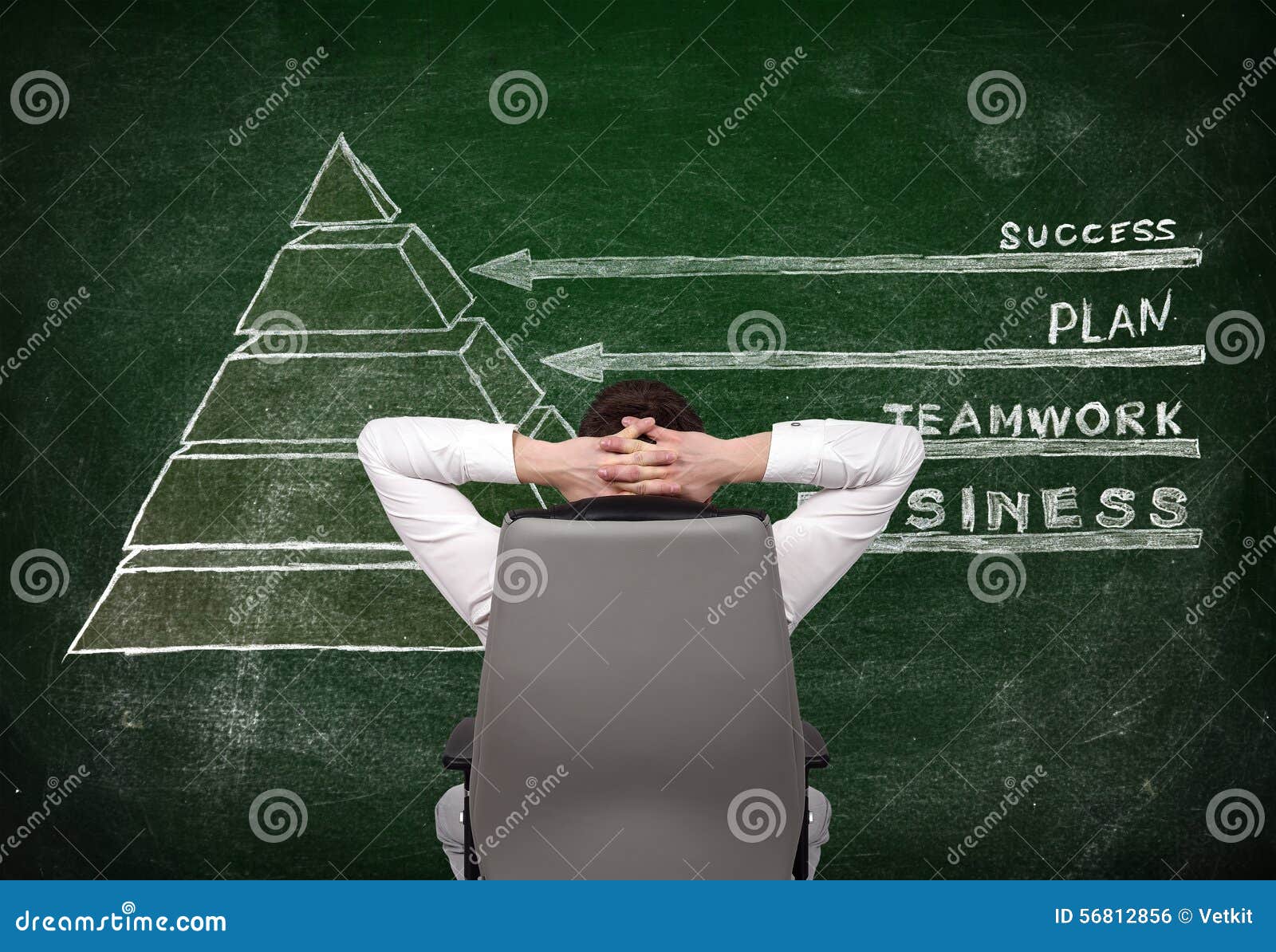 Business pyramid stock photo. Image of message, knowledge - 56812856