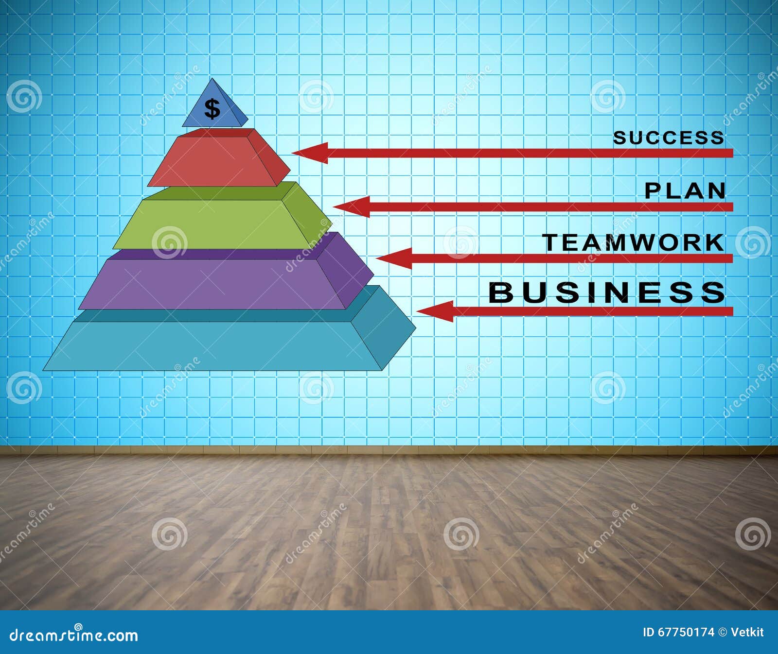 Business pyramid stock photo. Image of management, business - 67750174