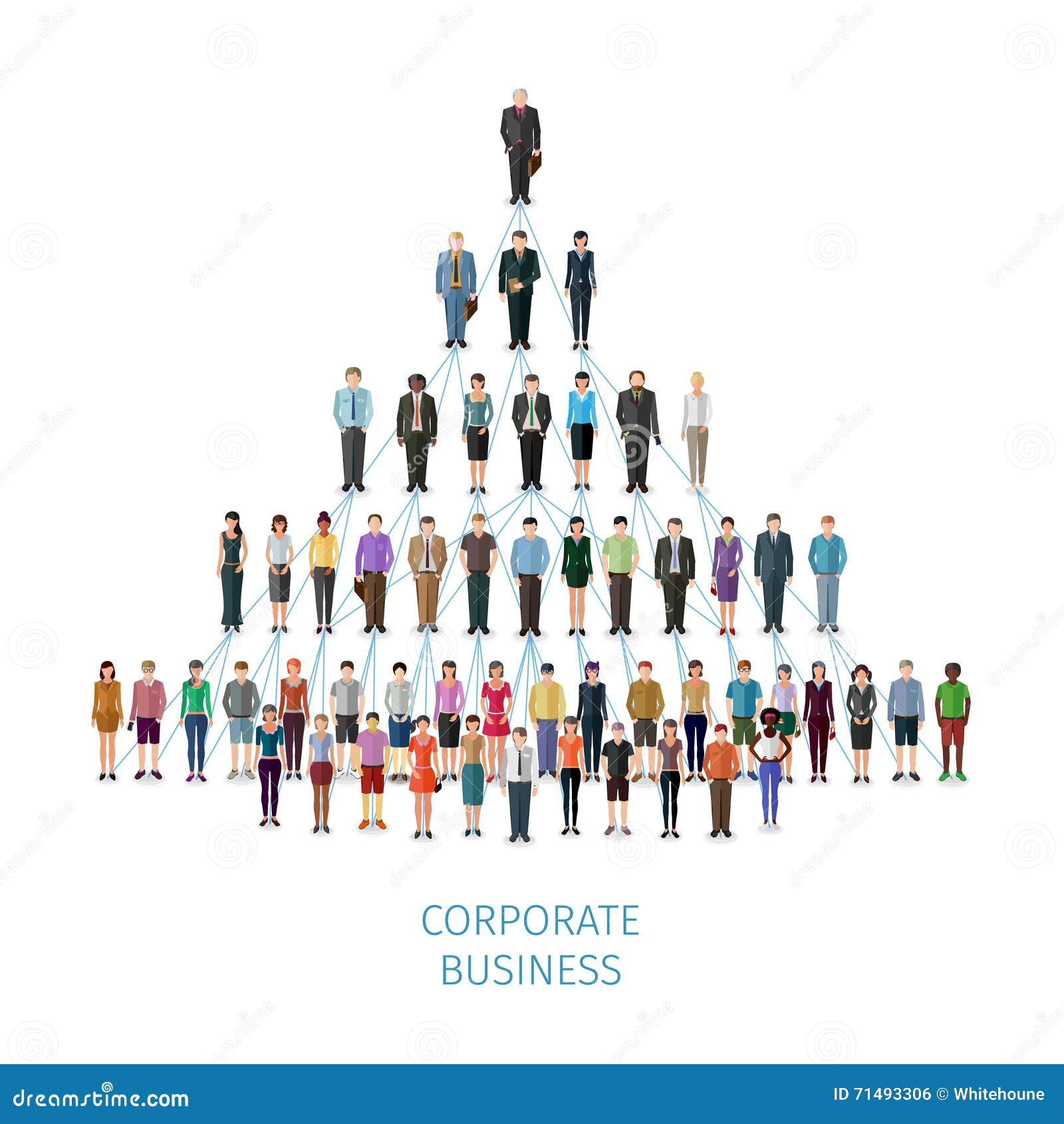 Business pyramid concept stock vector. Illustration of opportunity ...