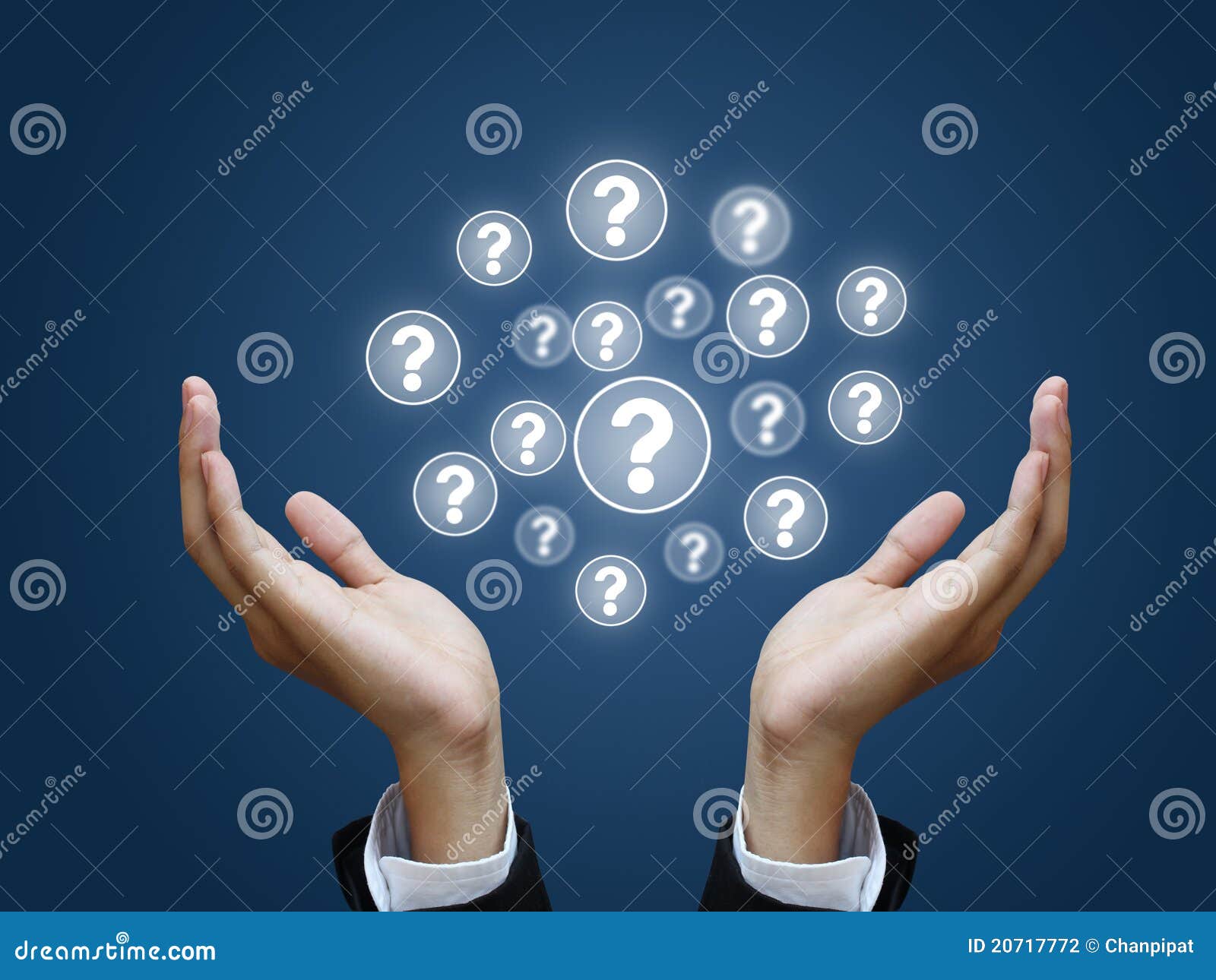 Business question stock illustration. Illustration of button - 20717772
