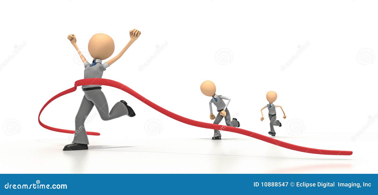 Business Race stock illustration. Illustration of finished - 10888547