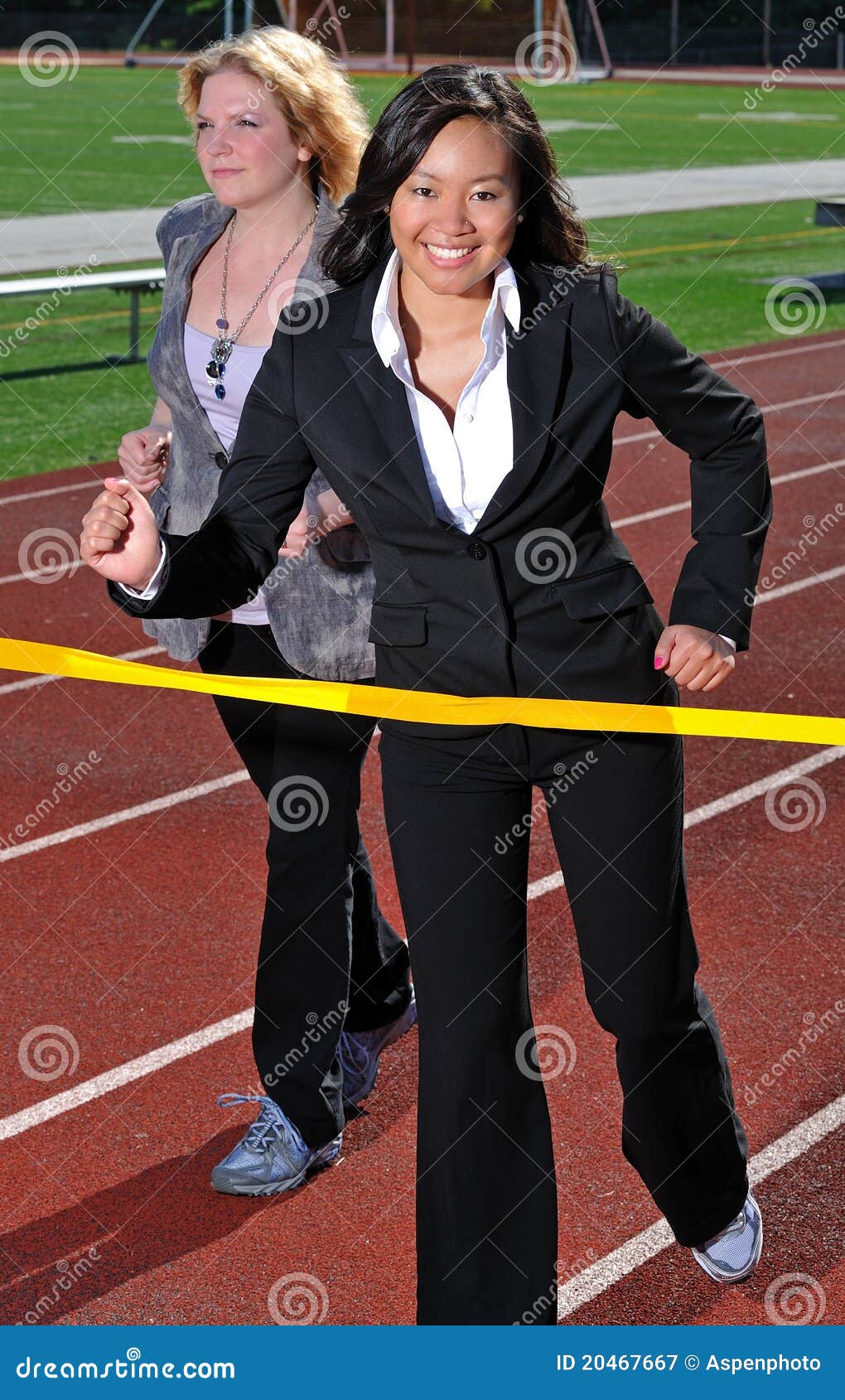 Business Race - Competition Stock Image - Image of finish, smiling ...
