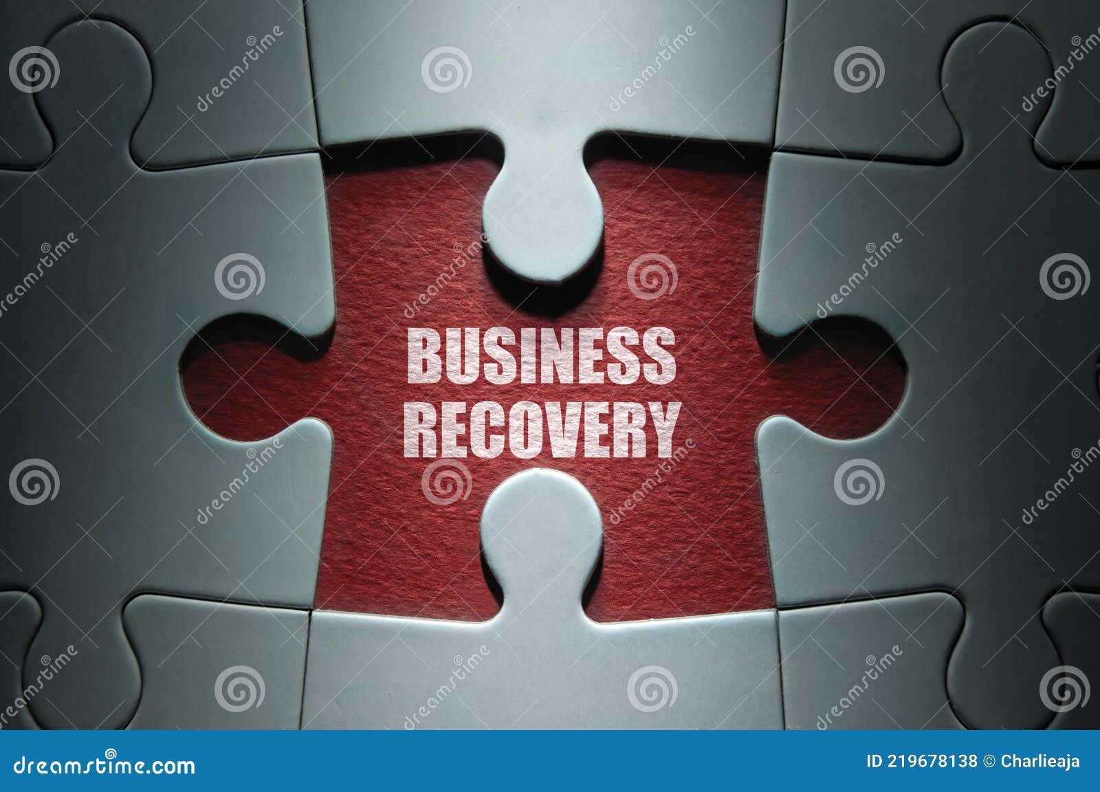 Business Recovery Jigsaw Concept Stock Illustration - Illustration of ...