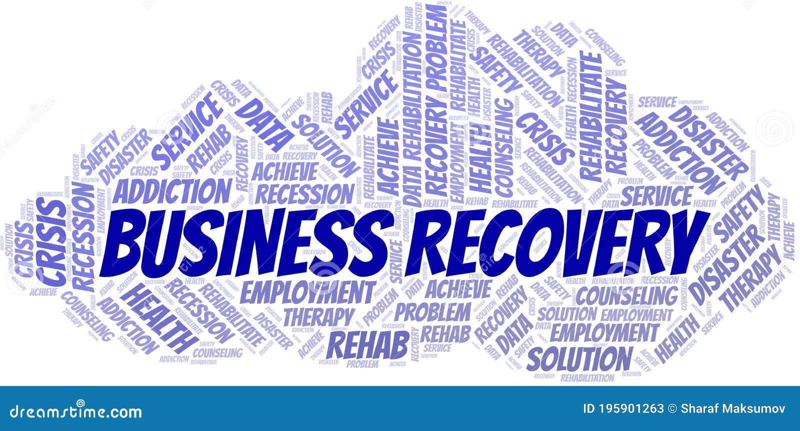 Business Recovery Vector Word Cloud, Made with Text only. Stock ... Business Recovery Vector Word Cloud, Made with Text only. Stock ...