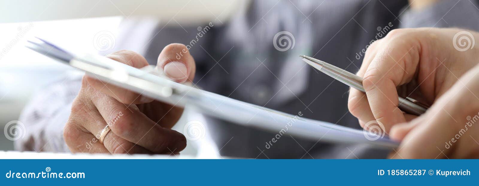 Business Registration, Accompanying Documents. Stock Image - Image of ...