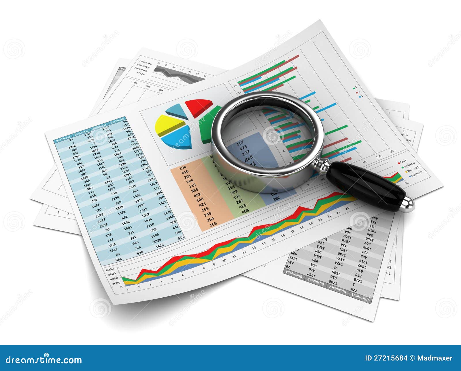 Business report stock illustration. Illustration of graphic - 27215684