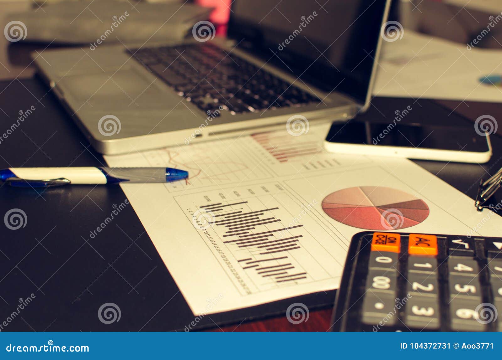 Business report chart stock image. Image of education - 104372731