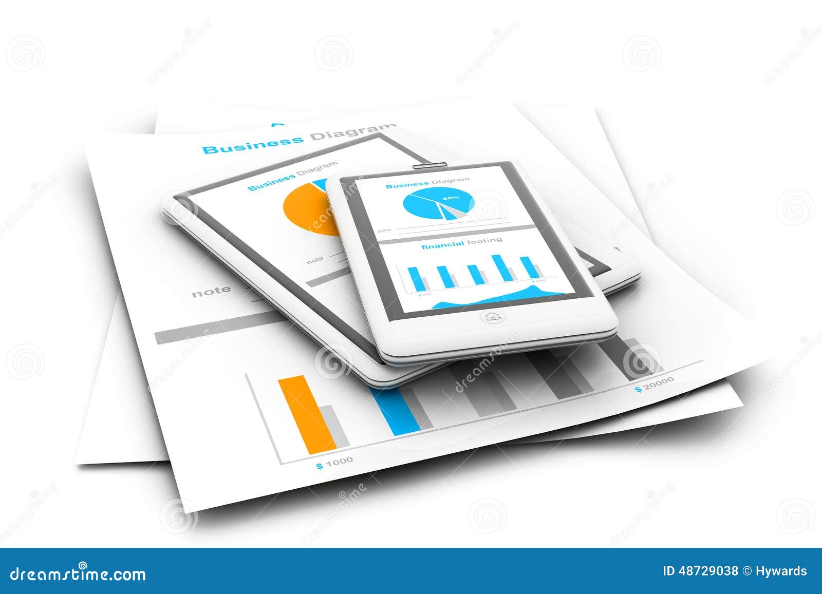 Business report stock illustration. Illustration of growth - 48729038