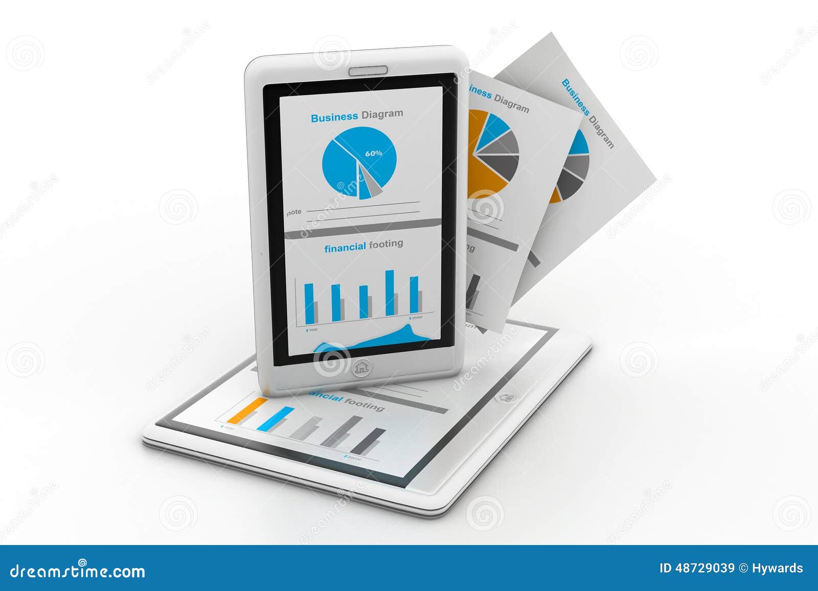 Business report stock illustration. Illustration of business - 48729039