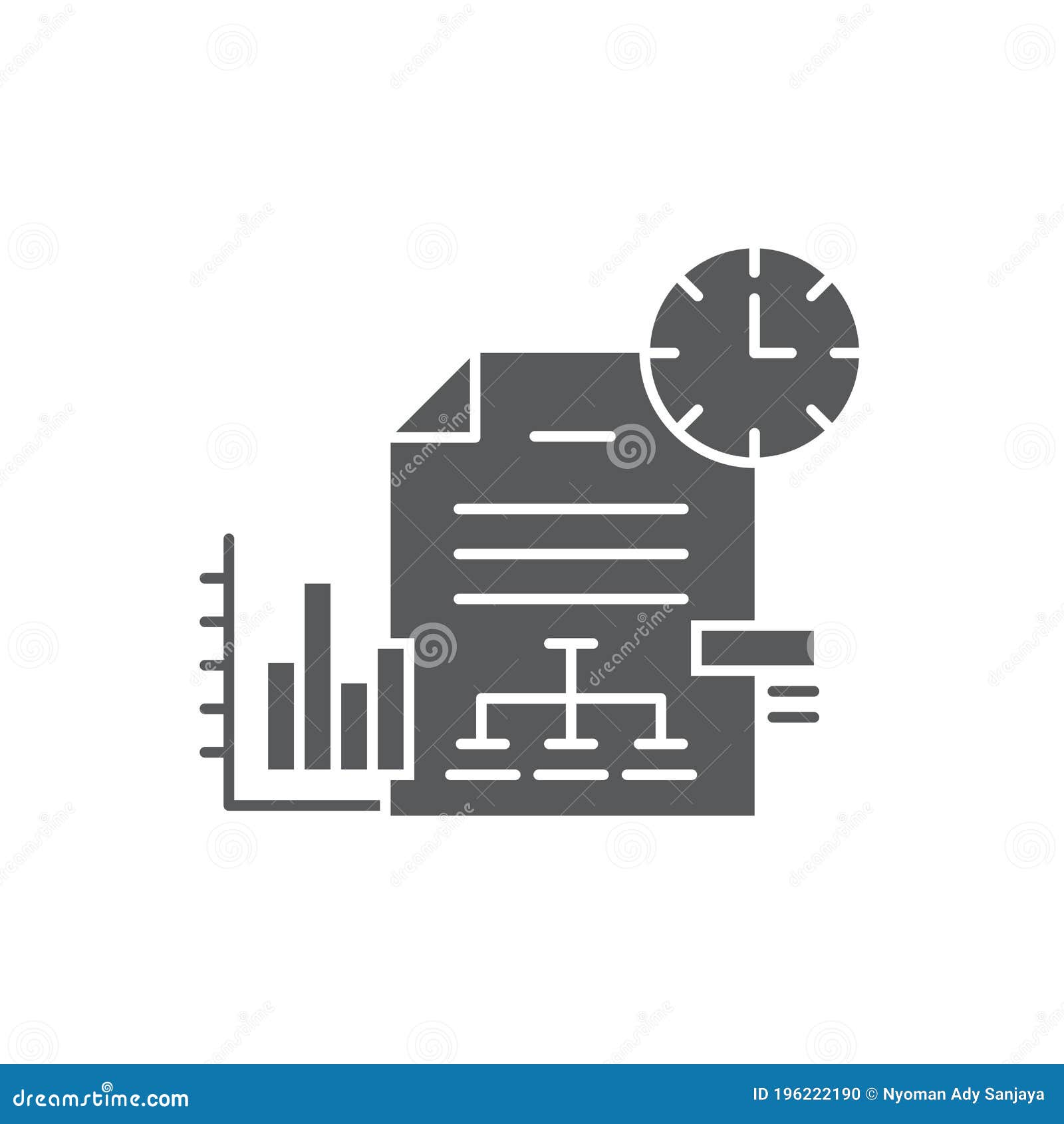 Business Report Symbol. Statistics and Analytic Vector Isolated on ...