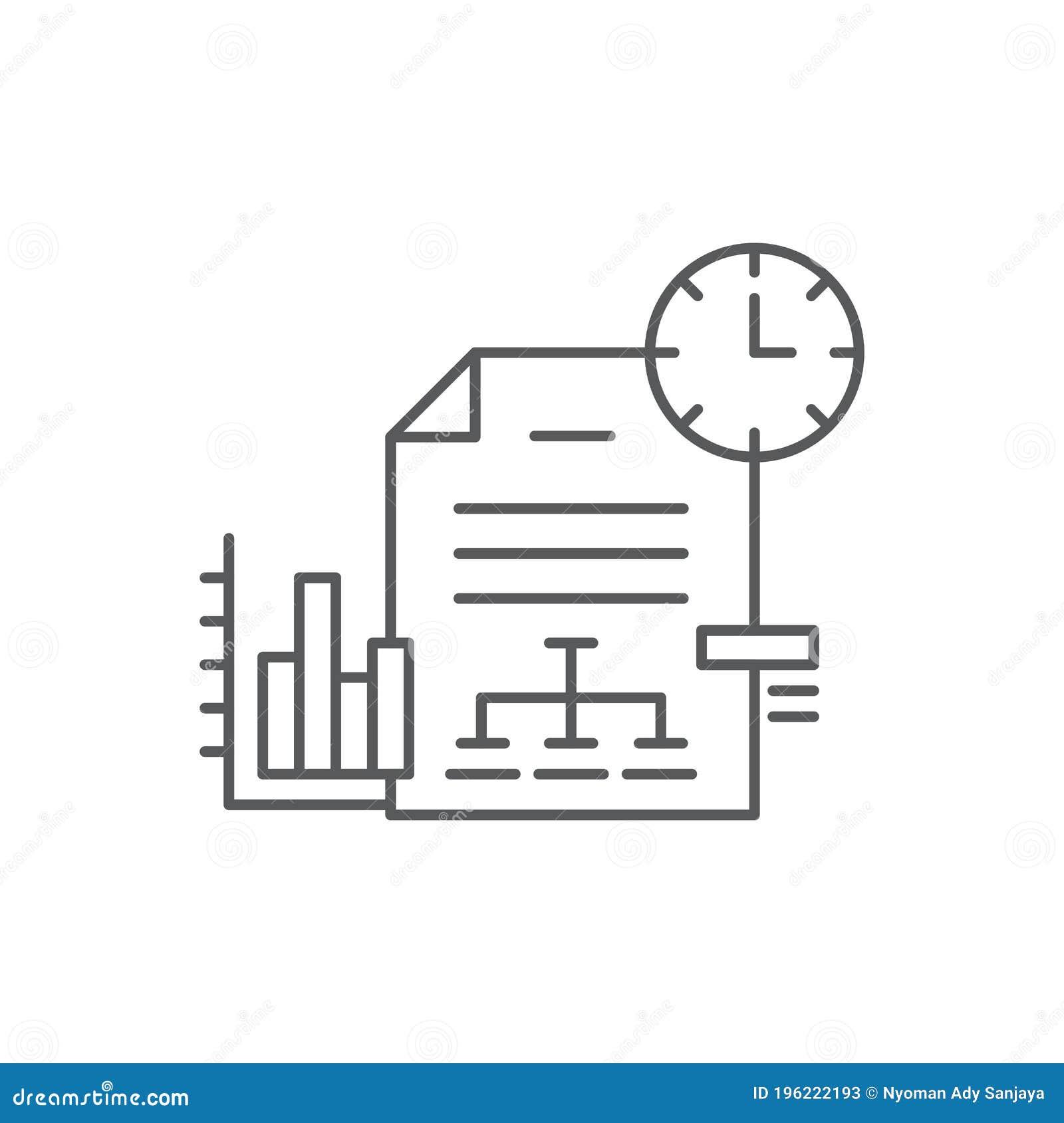 Business Report Symbol. Statistics and Analytic Vector Isolated on ...