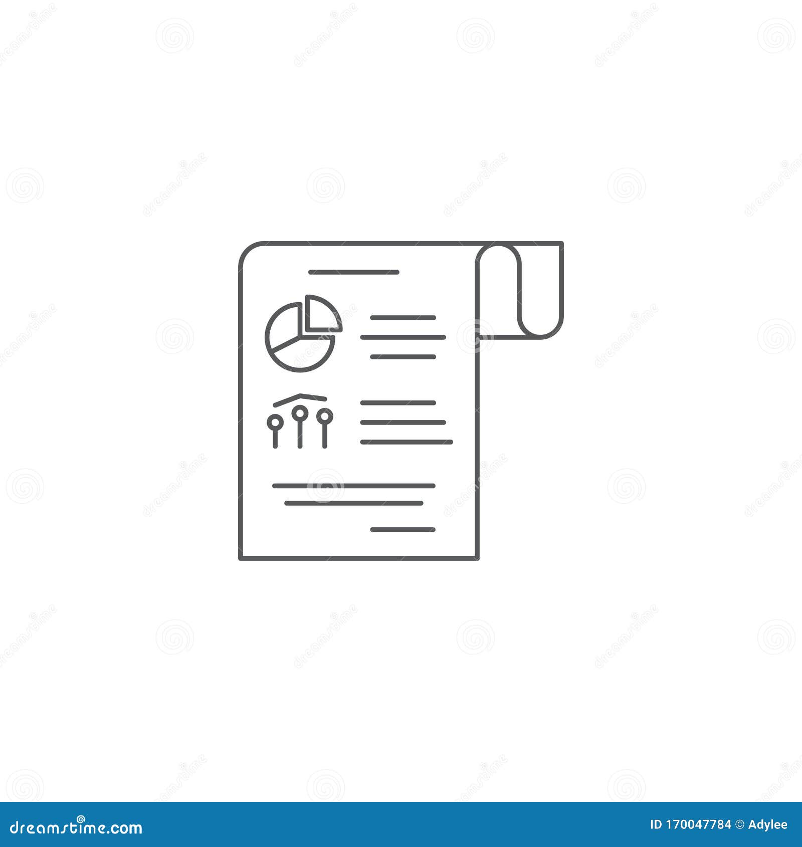 Business Report Symbol. Statistics and Analytic Vector Isolated on ... Business Report Symbol. Statistics and Analytic Vector Isolated on ...