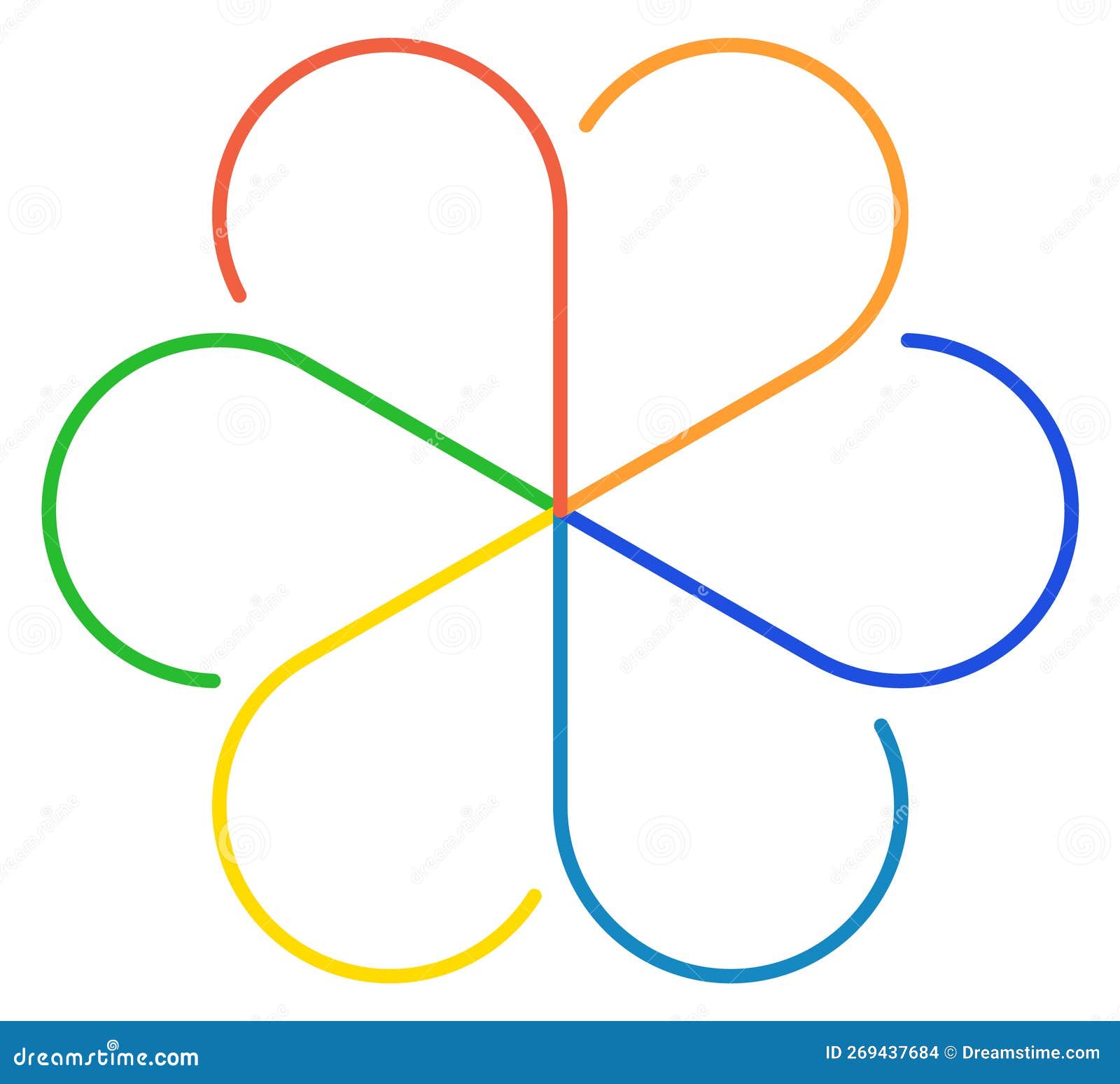 Business Report Text Frame. Color Line Shape Stock Vector ...