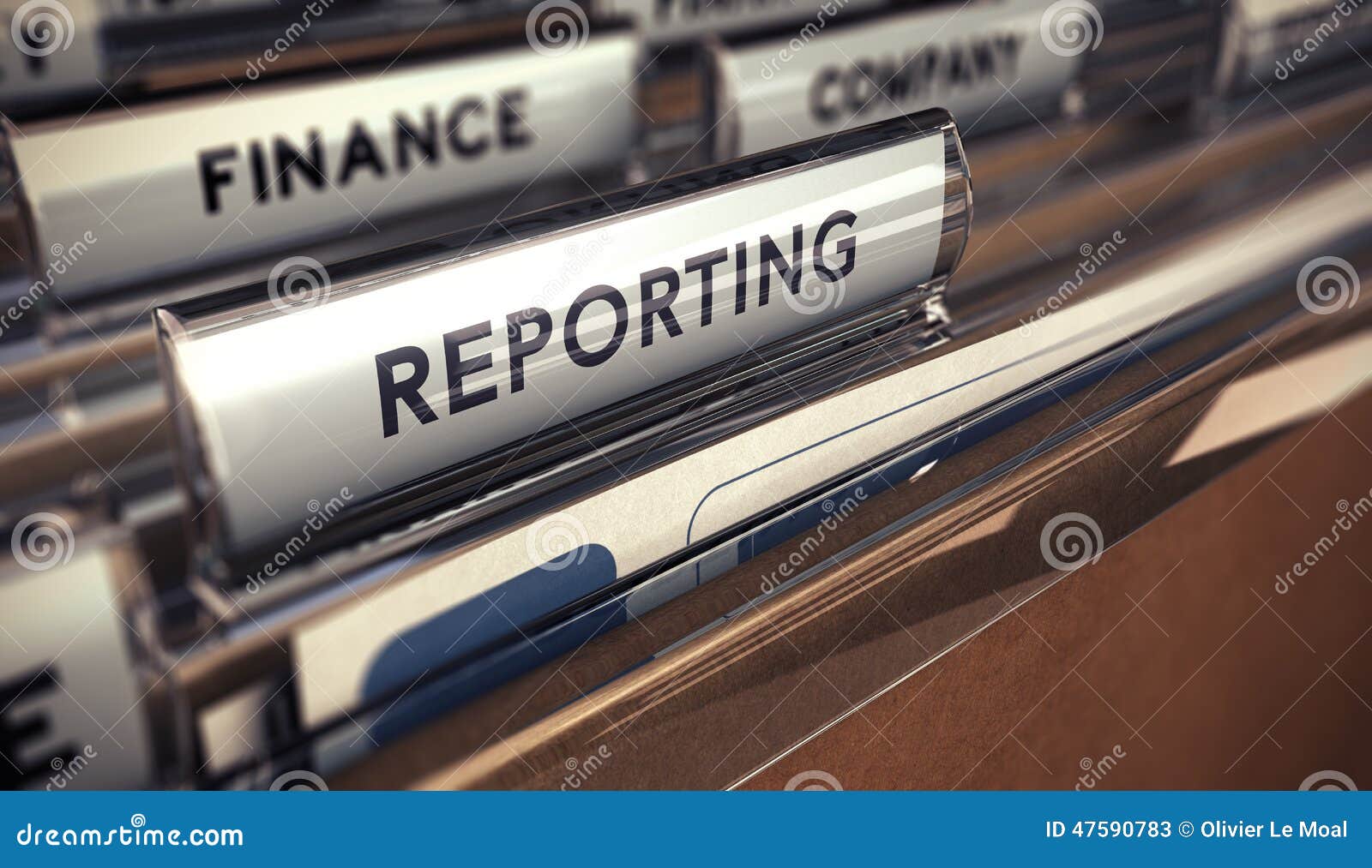 Business reporting stock illustration. Illustration of management ...