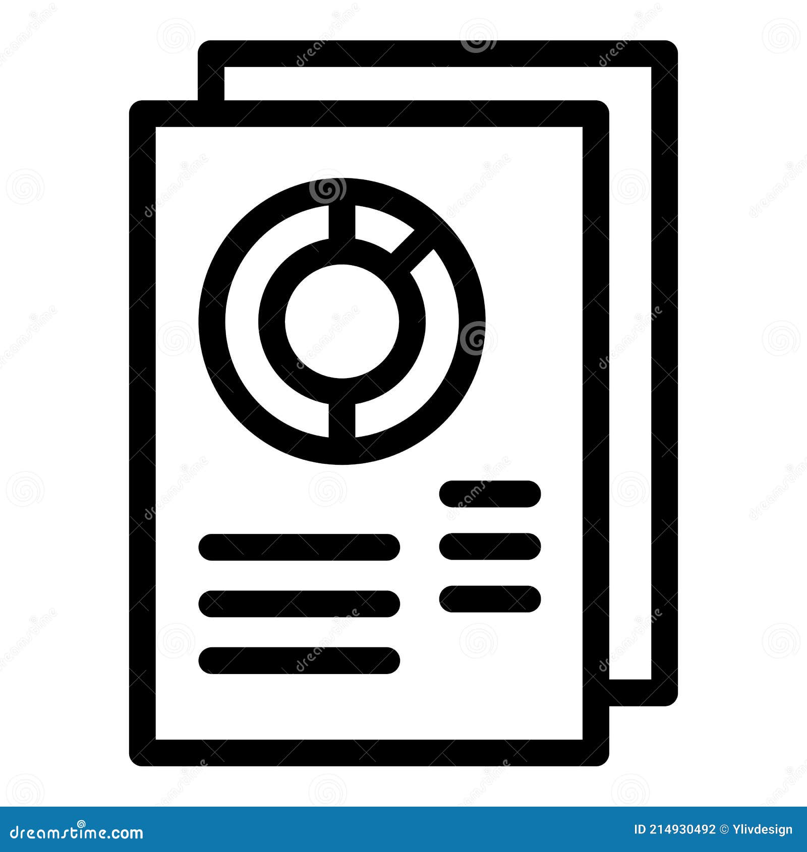 Reporting Icon. Monochrome Simple Business Intelligence Icon For ...