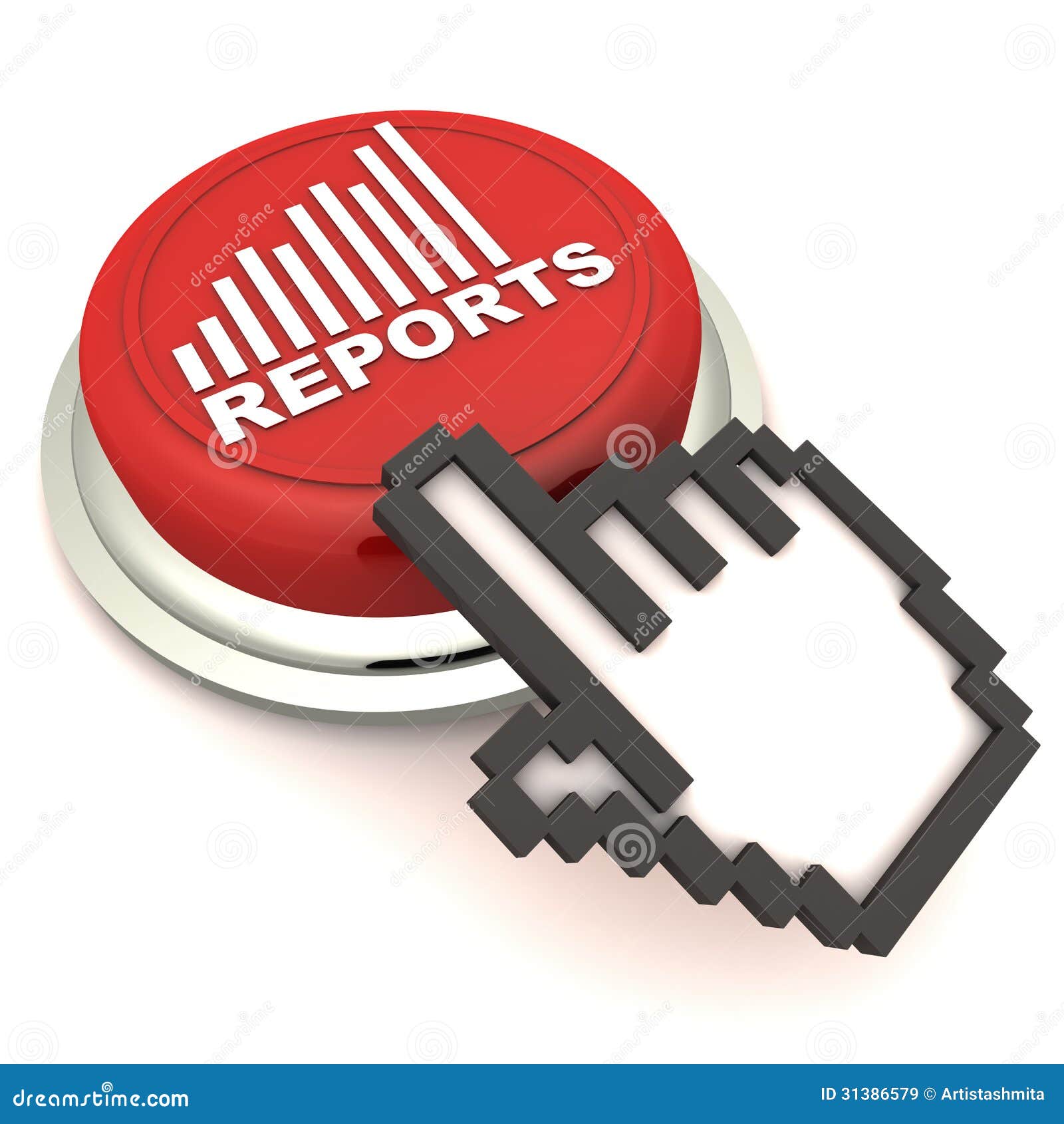 Business Reports Button Stock Illustrations – 674 Business Reports ...