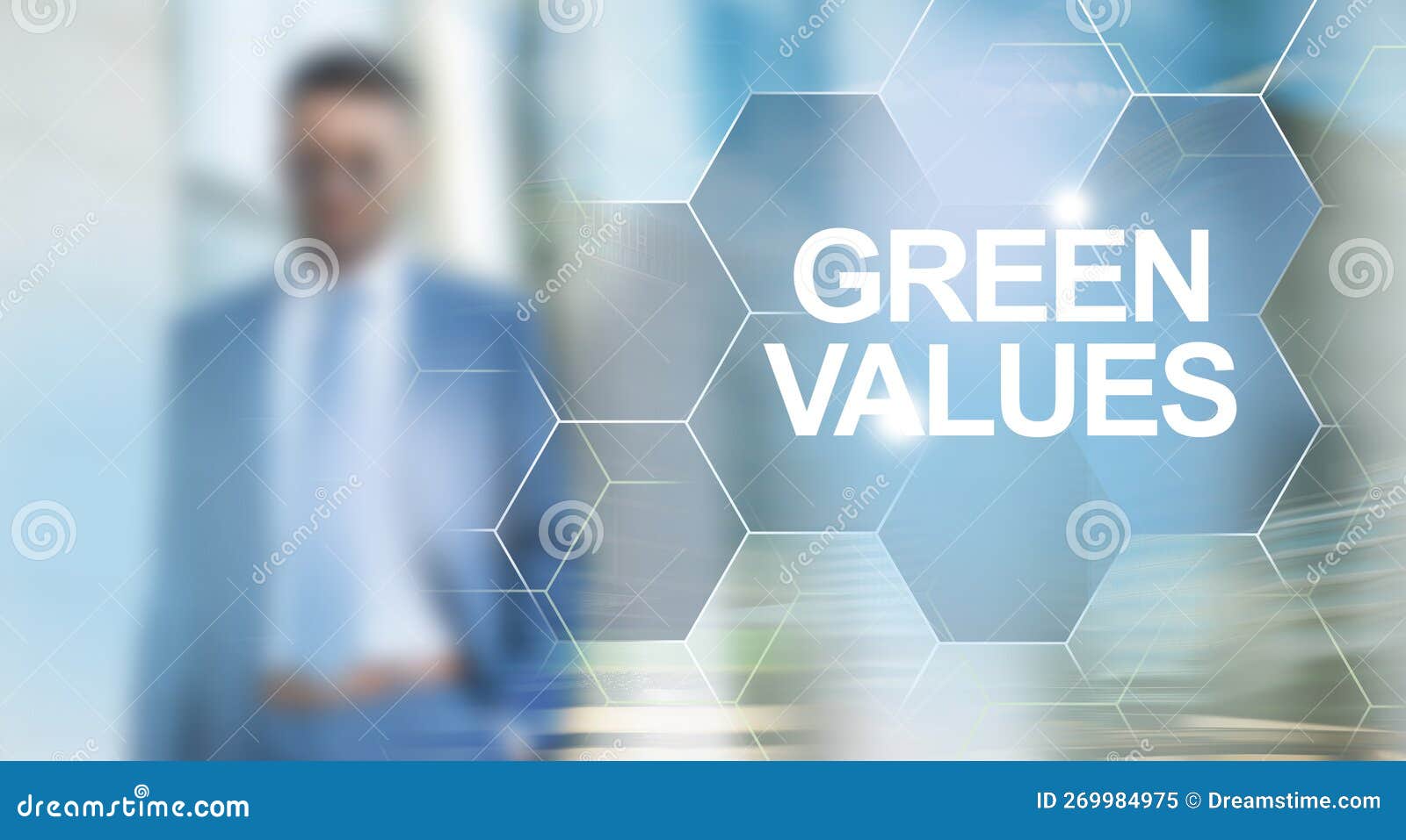 Green Value Chain, Safe Environment Concept Stock Image - Image of ...