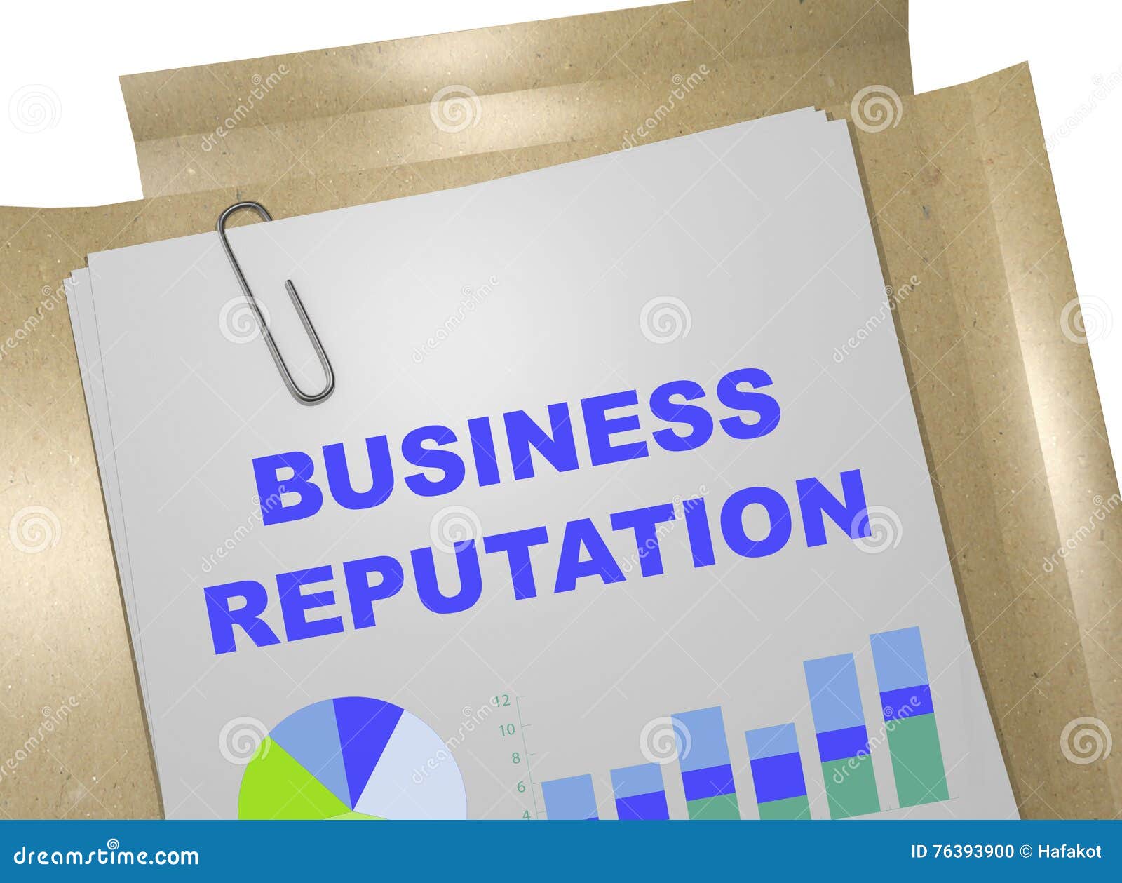 Business Reputation Concept Stock Illustration - Illustration of regard ...