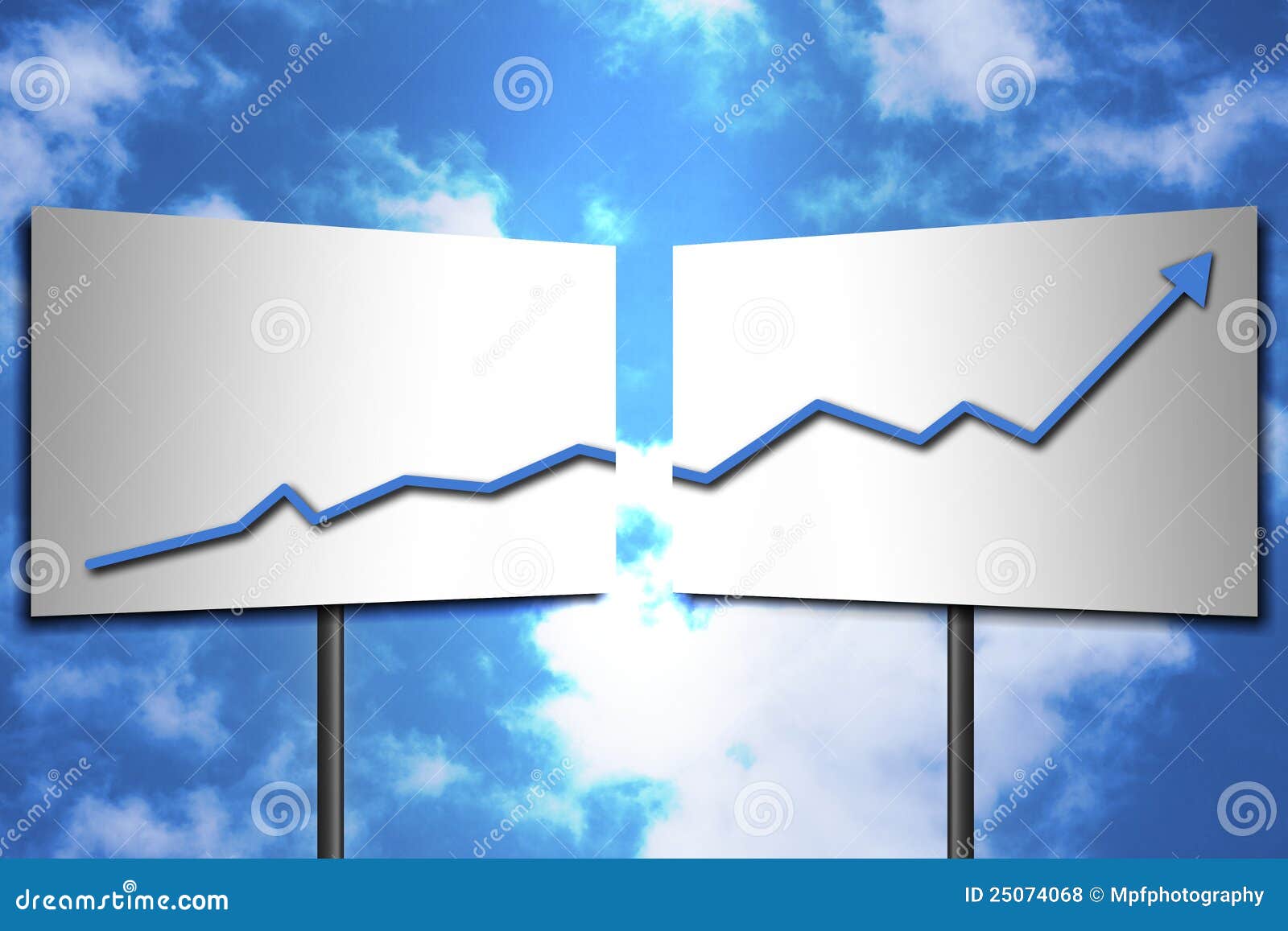 Business rising stock illustration. Illustration of chart - 25074068