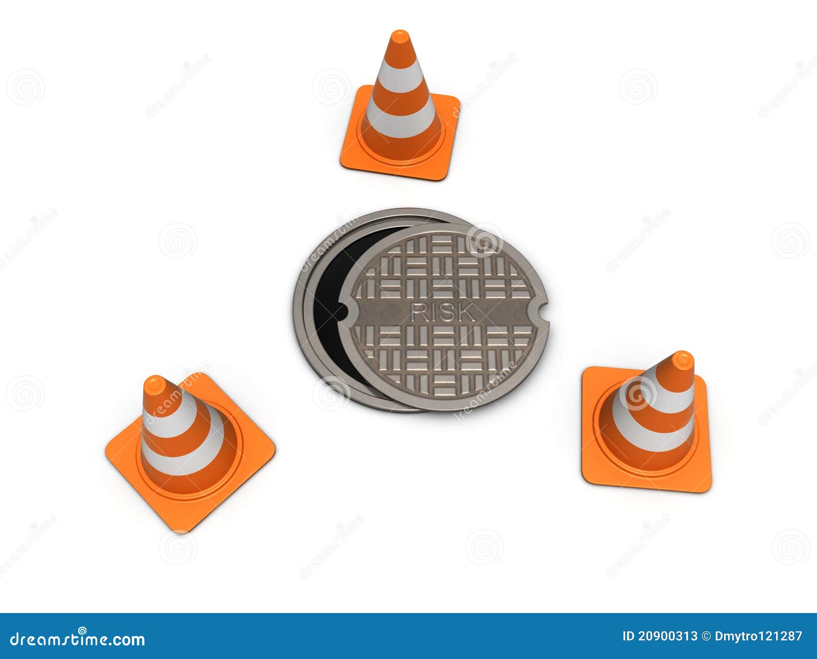 Business Risk Concept. 3d Illustration Stock Illustration ...