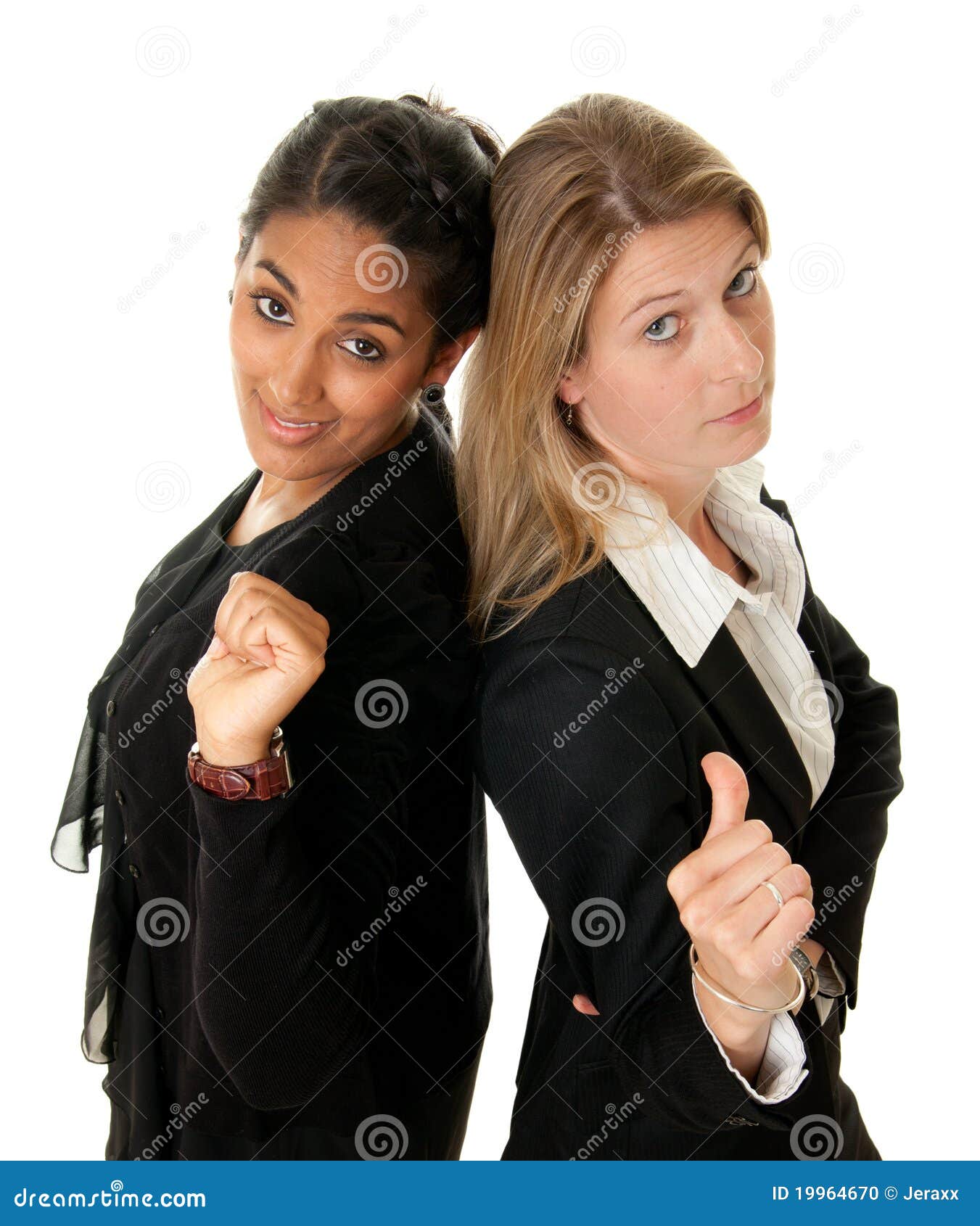 Business rivals stock photo. Image of female, europeans - 19964670