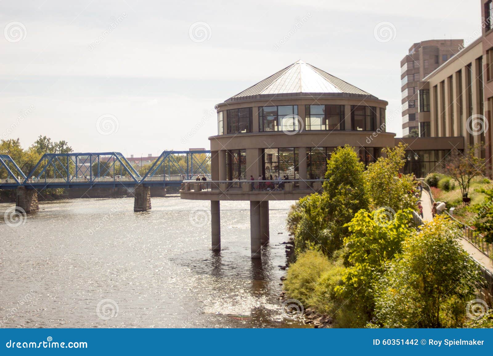 Business on the river stock photo. Image of cityscape - 60351442