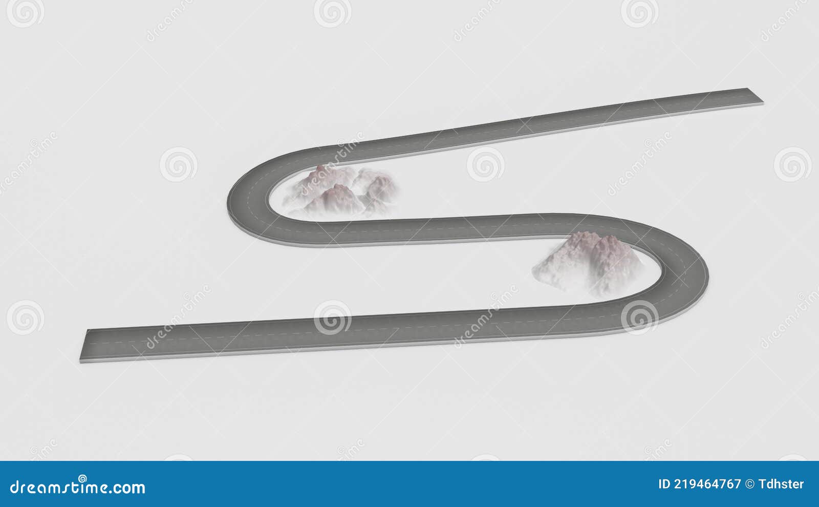 Business Roadmap Infographics Design. Way and Direction Plan. 3d ...