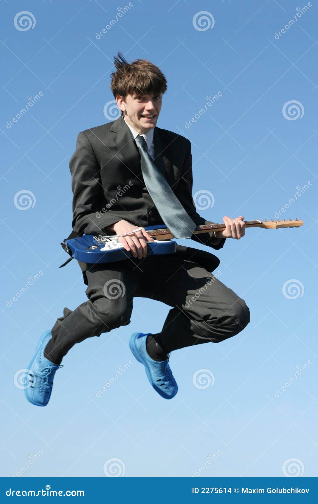 Business rock n roll stock photo. Image of jump, musicians - 2275614
