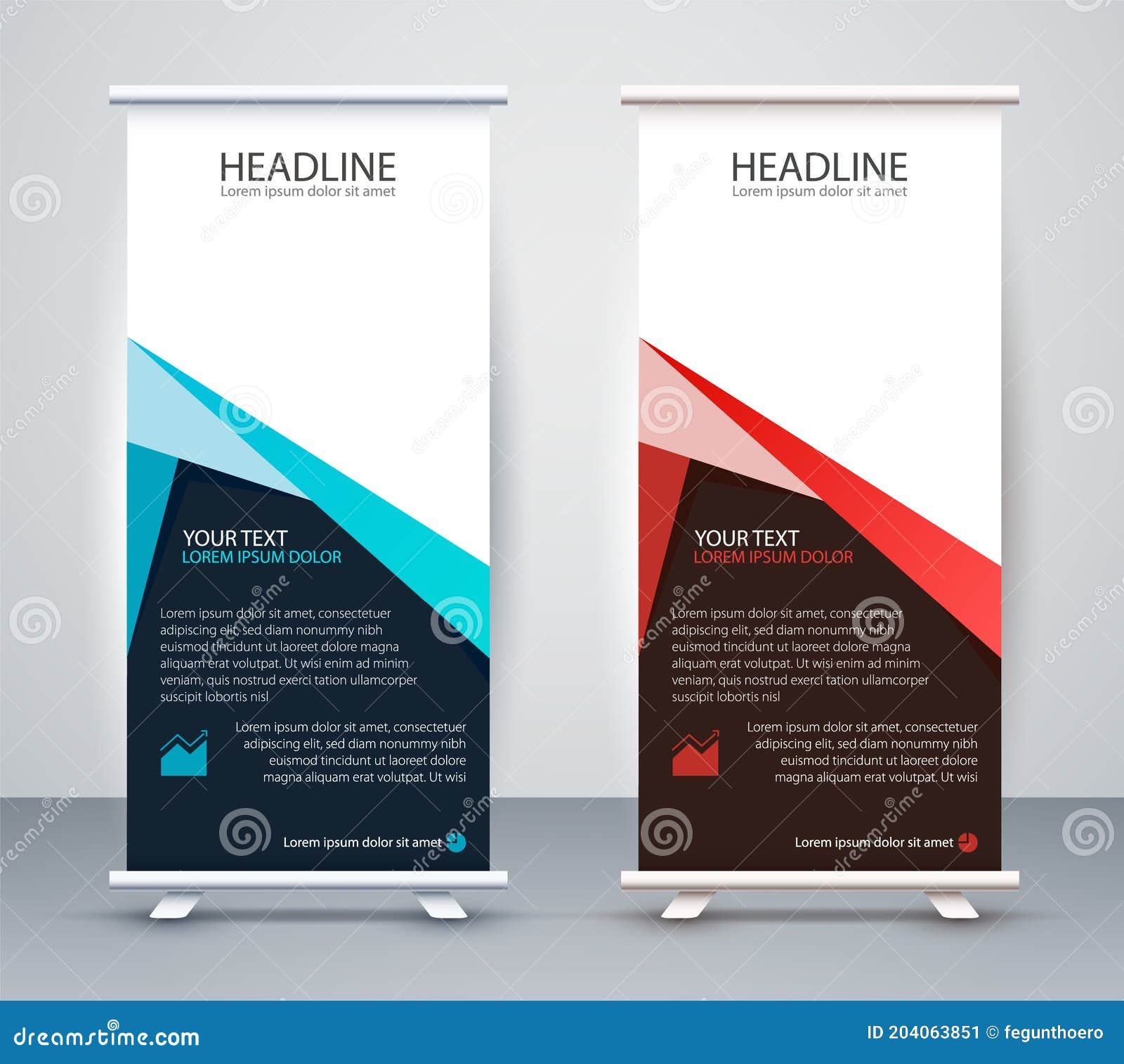Business Roll Up Standee. Design Banner Template Presentation and ...