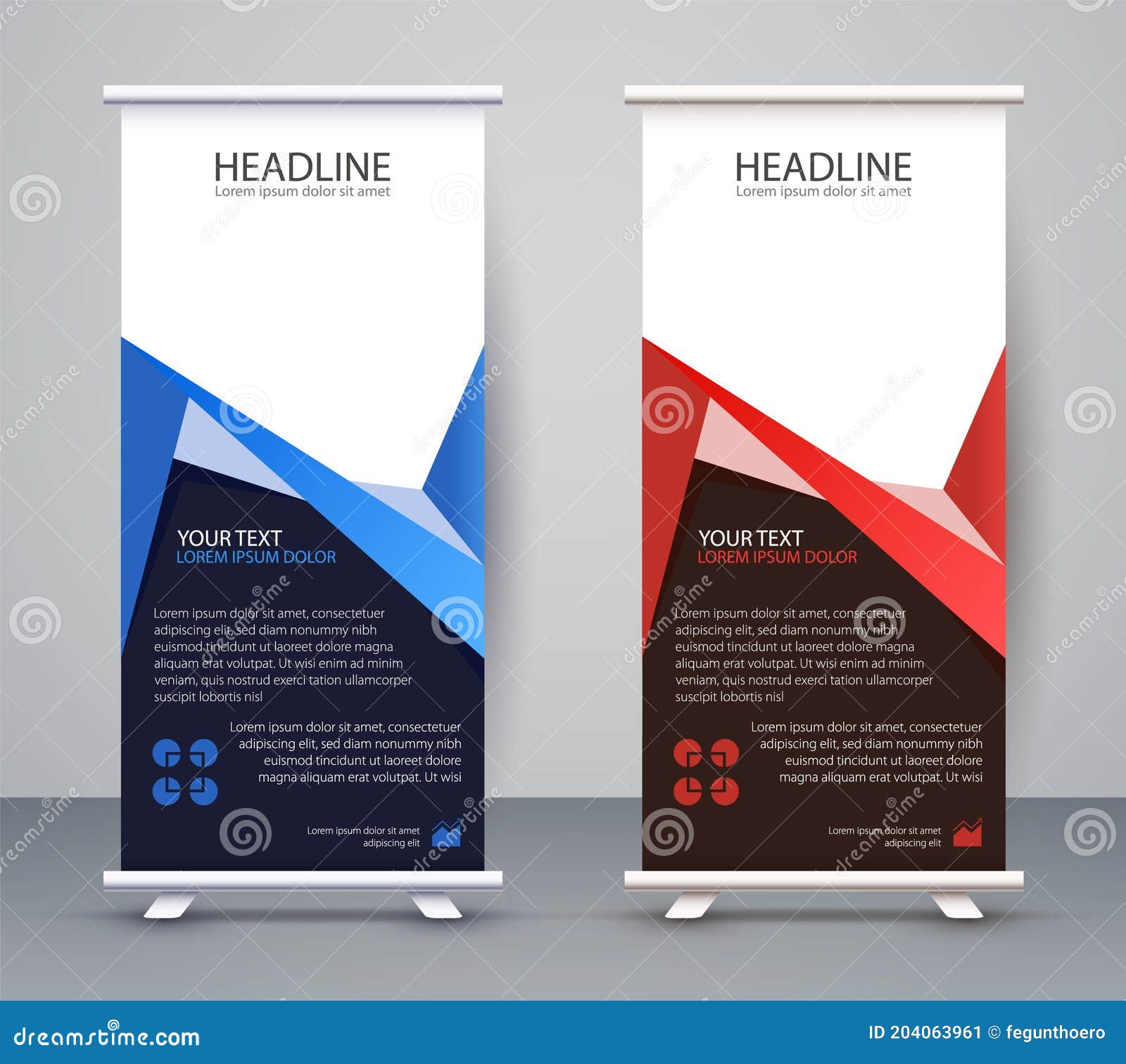 Business Roll Up Standee. Design Banner Template Presentation and ...