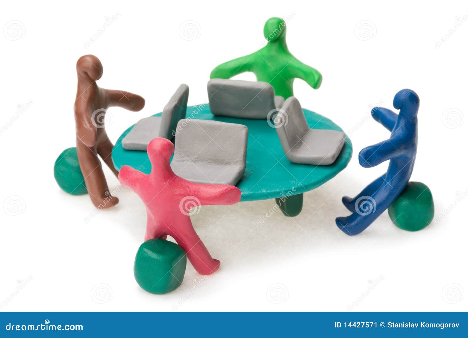 Business Round Table stock image. Image of decisions - 14427571