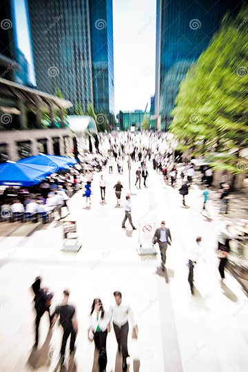 Business rush crowd stock image. Image of blur, financial - 19914611