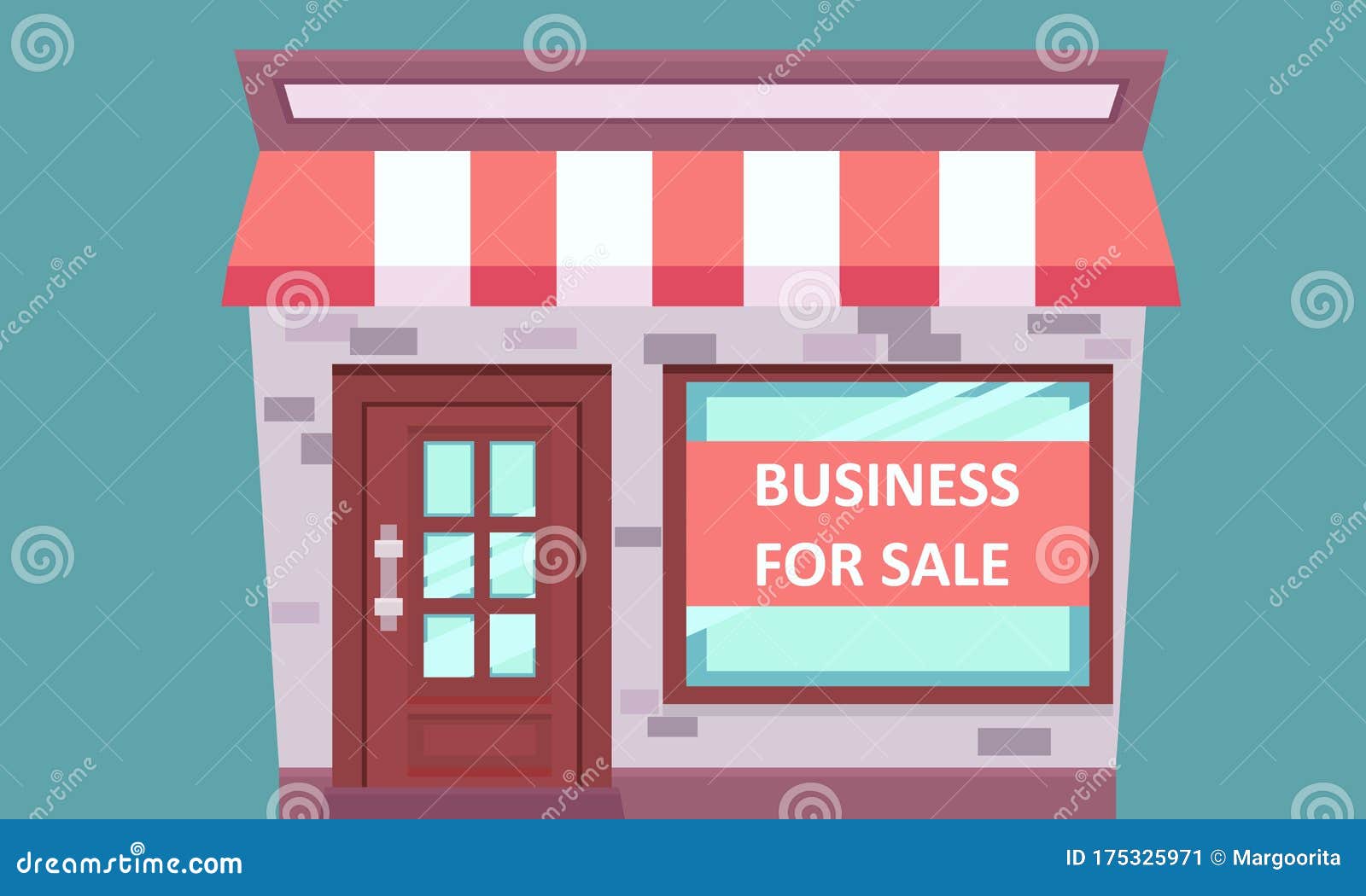 Business for Sale Concept. Vector Illustration Stock Vector ...