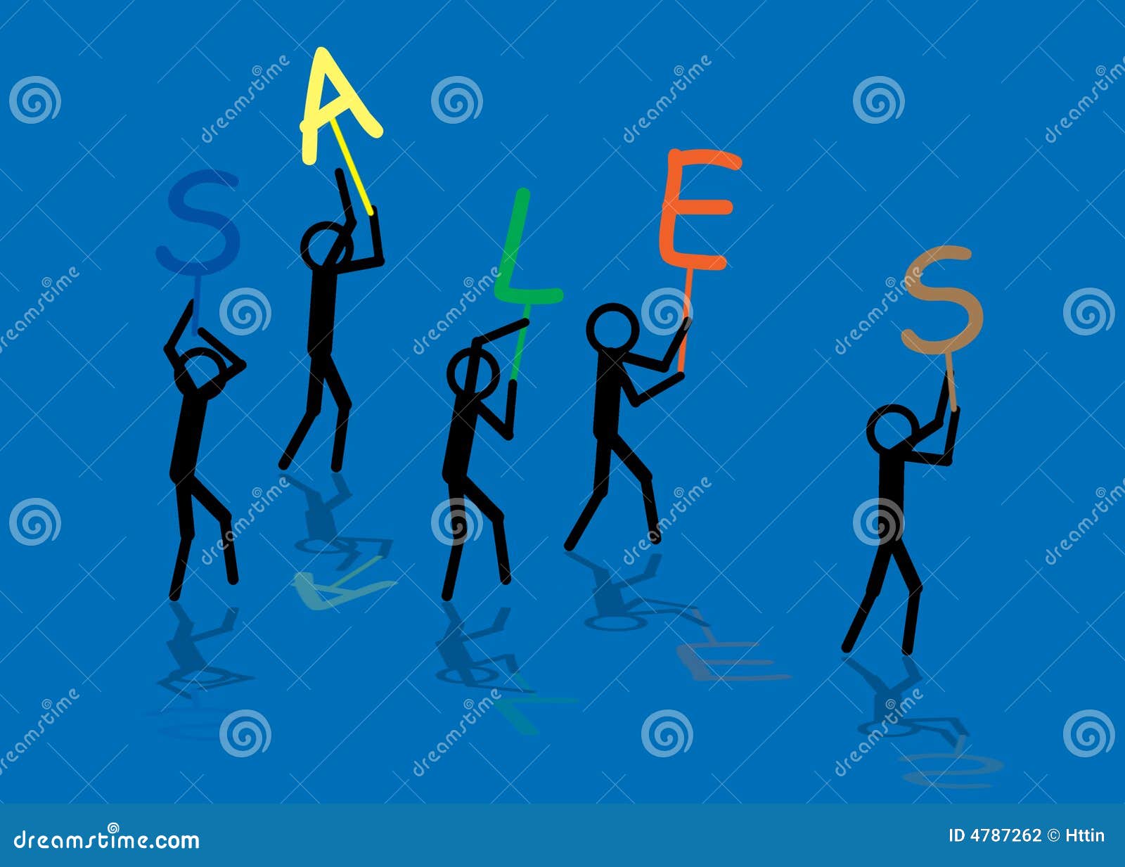 Business sales stock illustration. Illustration of abstract - 4787262