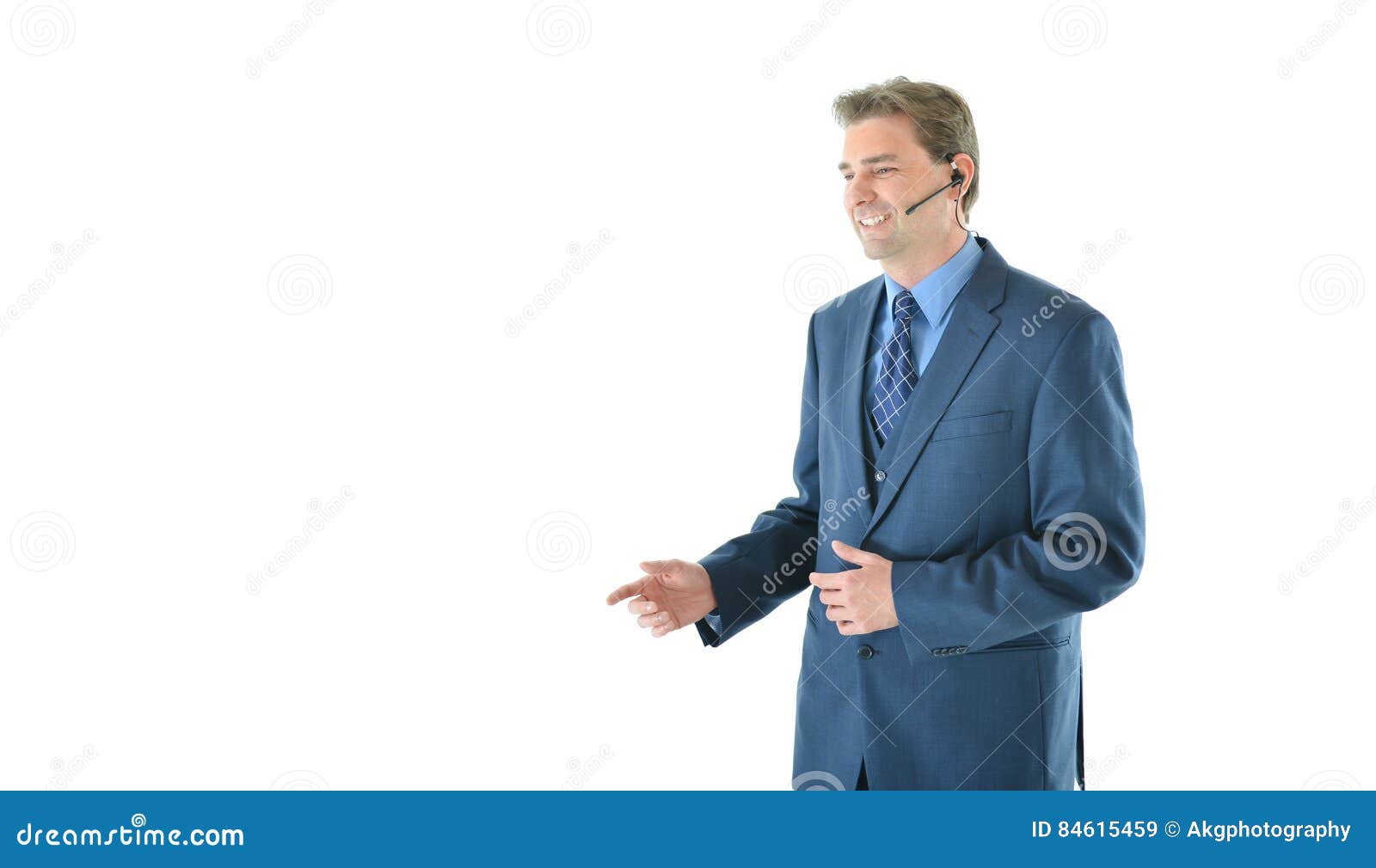 Business or Sales Man Presenting or Customer Service Representative ...