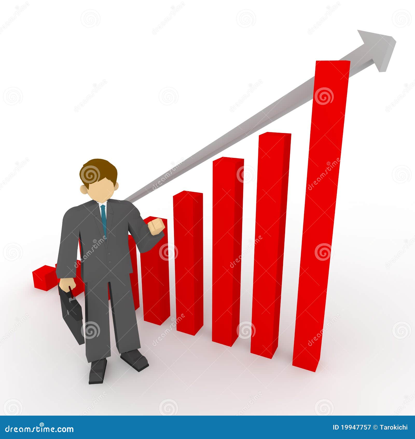 Business sales up stock illustration. Illustration of rise - 19947757