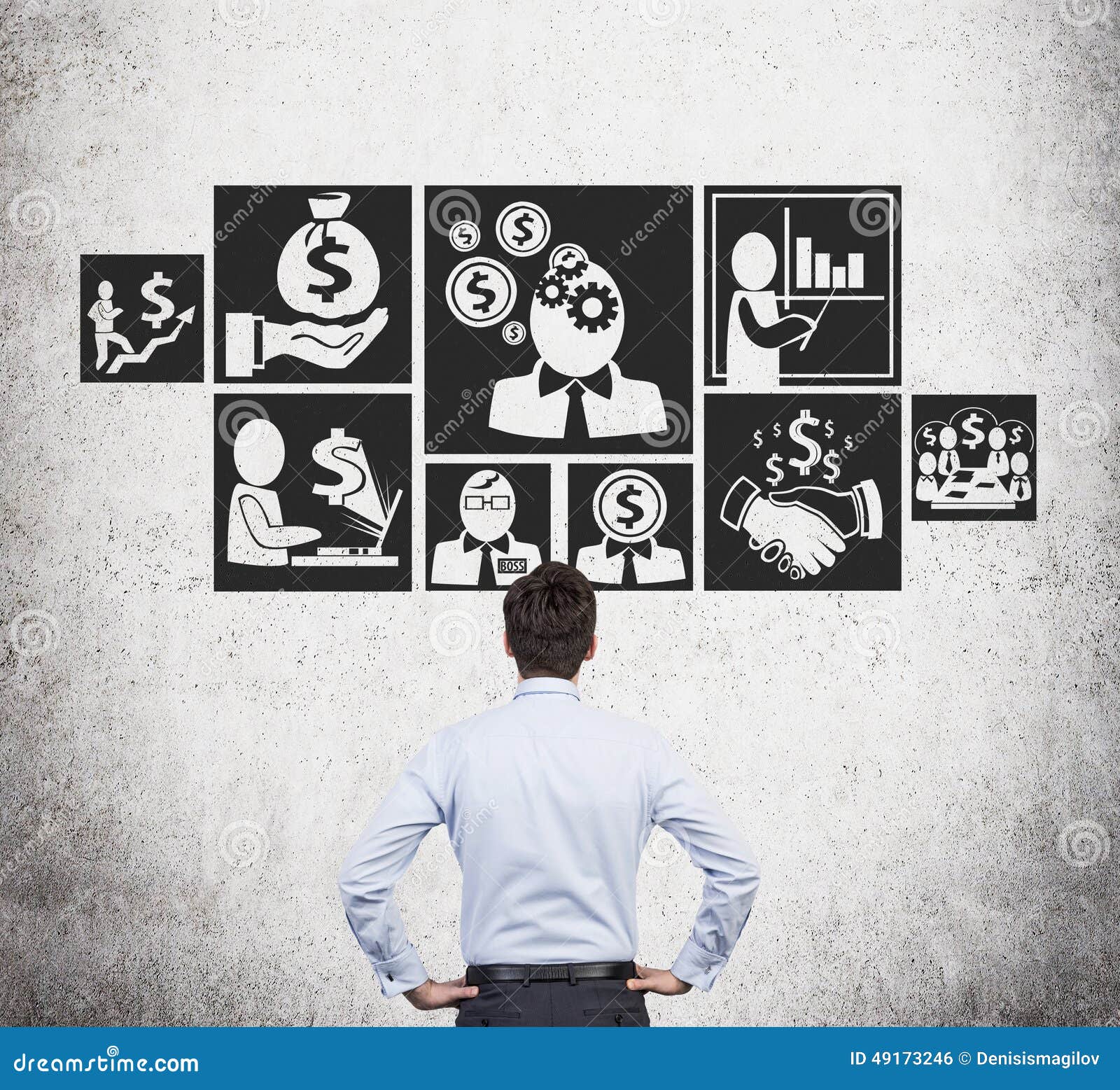 Business scheme stock photo. Image of innovation, dollar - 49173246