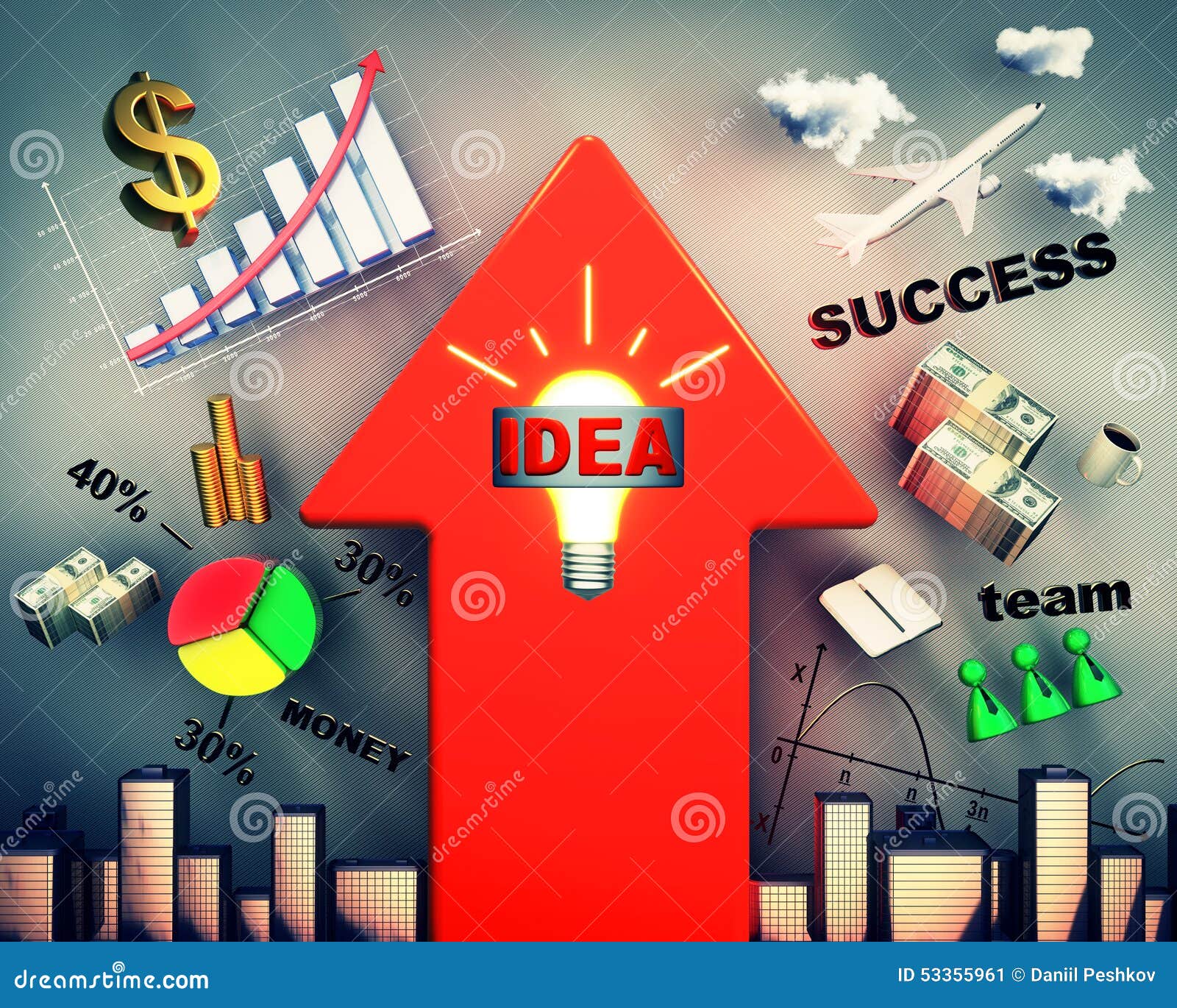 Business scheme concept stock image. Image of investment - 53355961