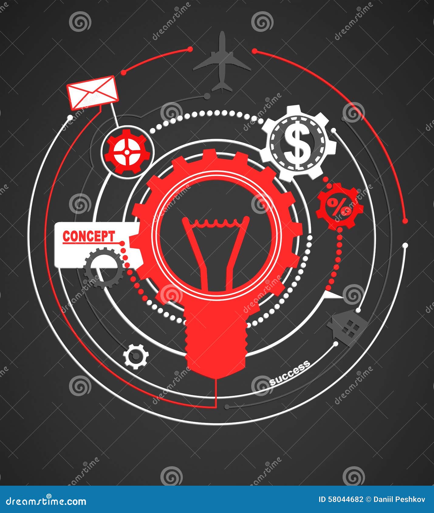 Business scheme concept stock illustration. Illustration of infographic ...