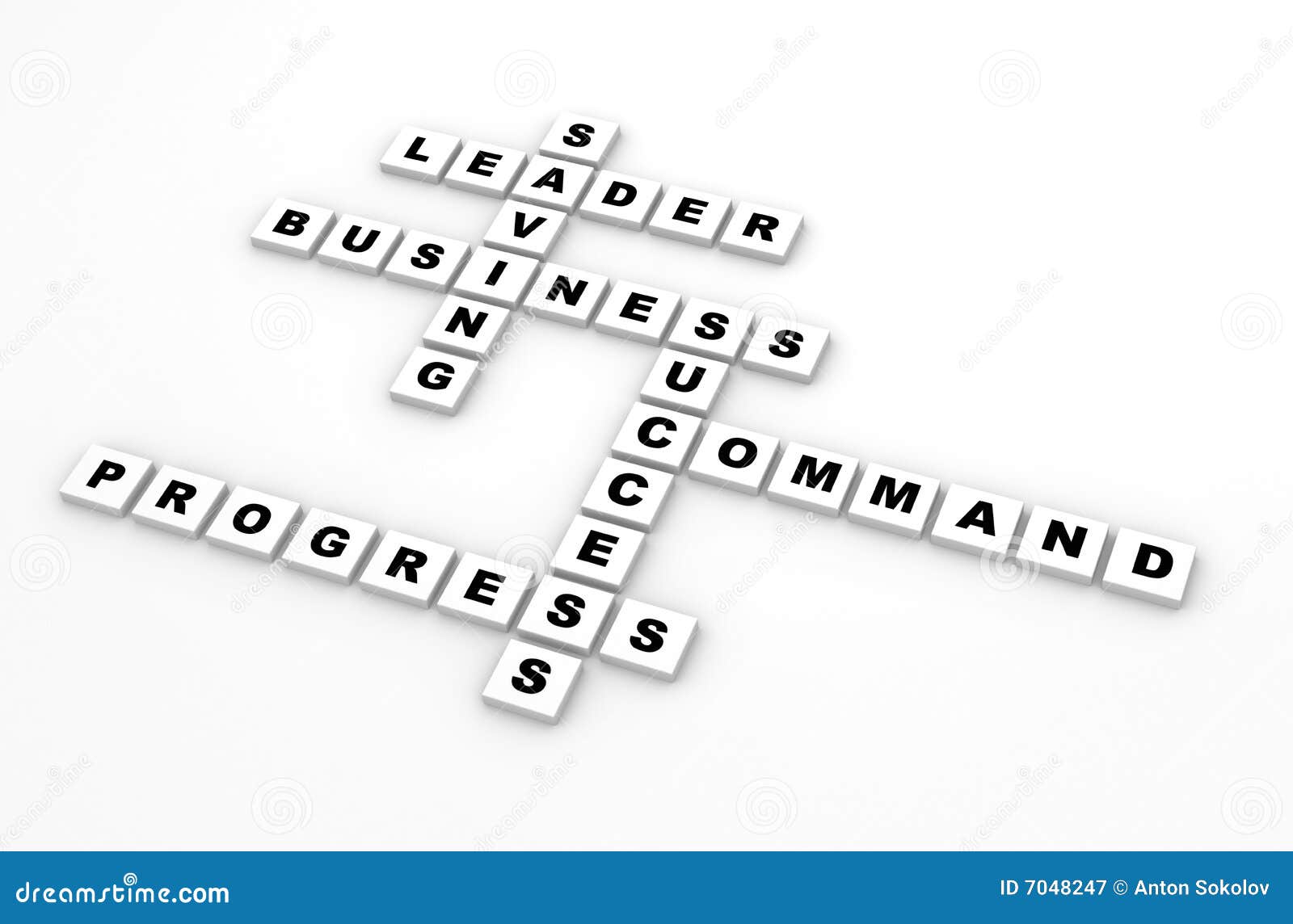 Business Scrabble stock illustration. Illustration of leadership - 7048247