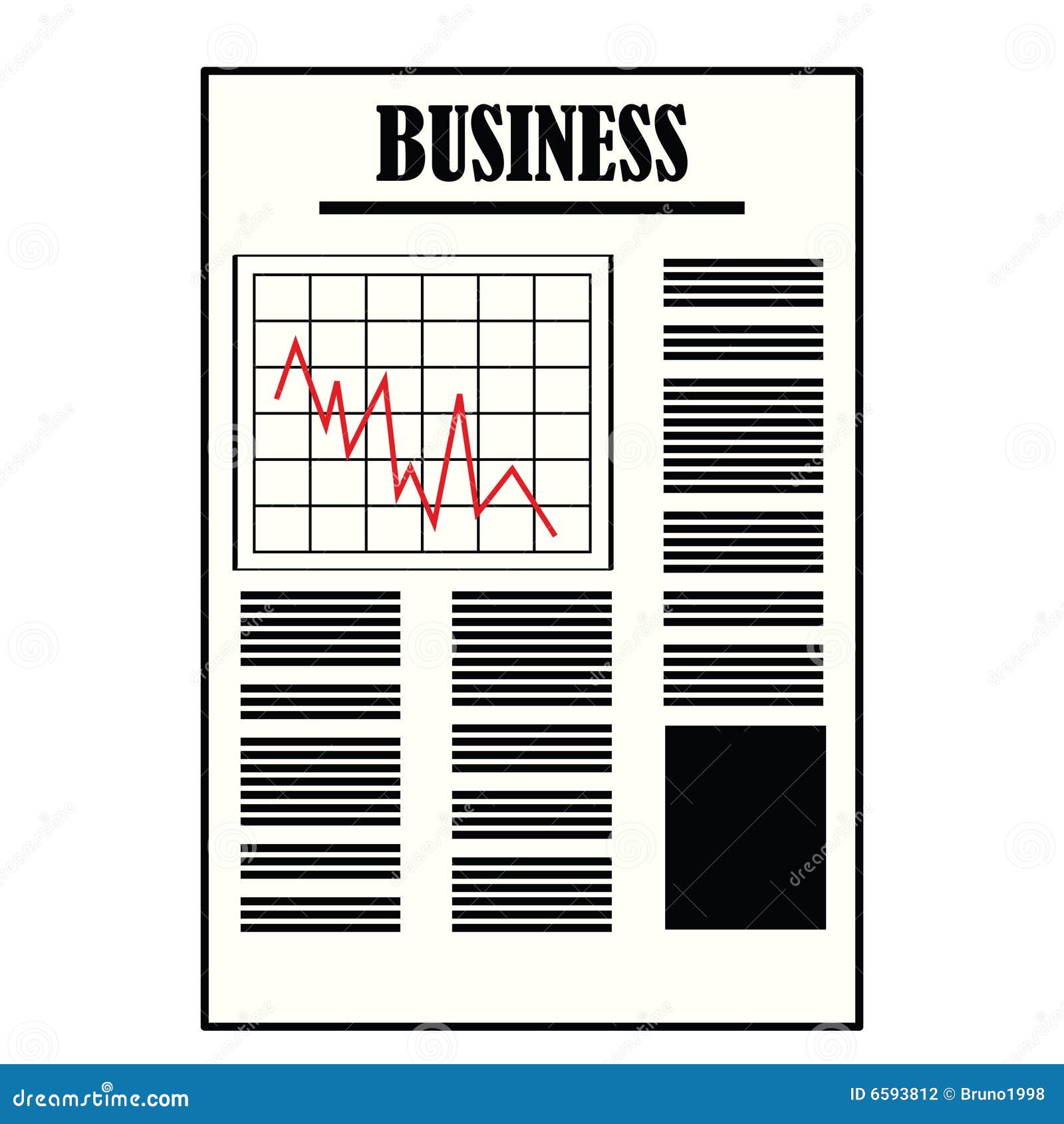 Business section stock vector. Illustration of abstract - 6593812